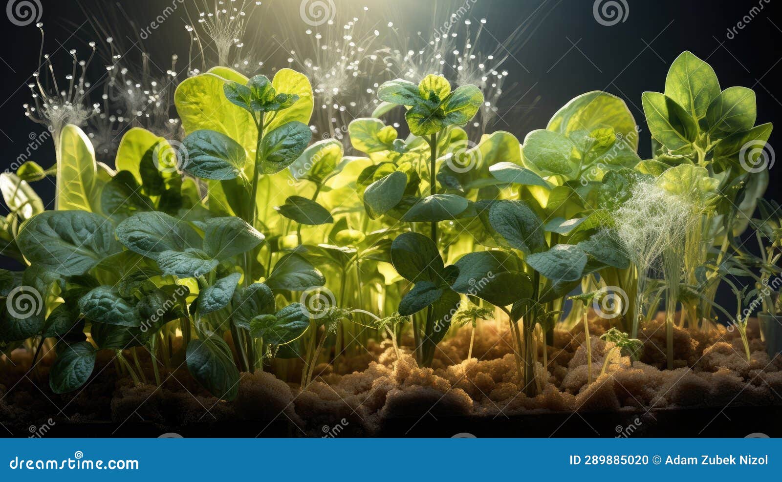 A Group of Plants Growing in a Pot Stock Illustration - Illustration of ...