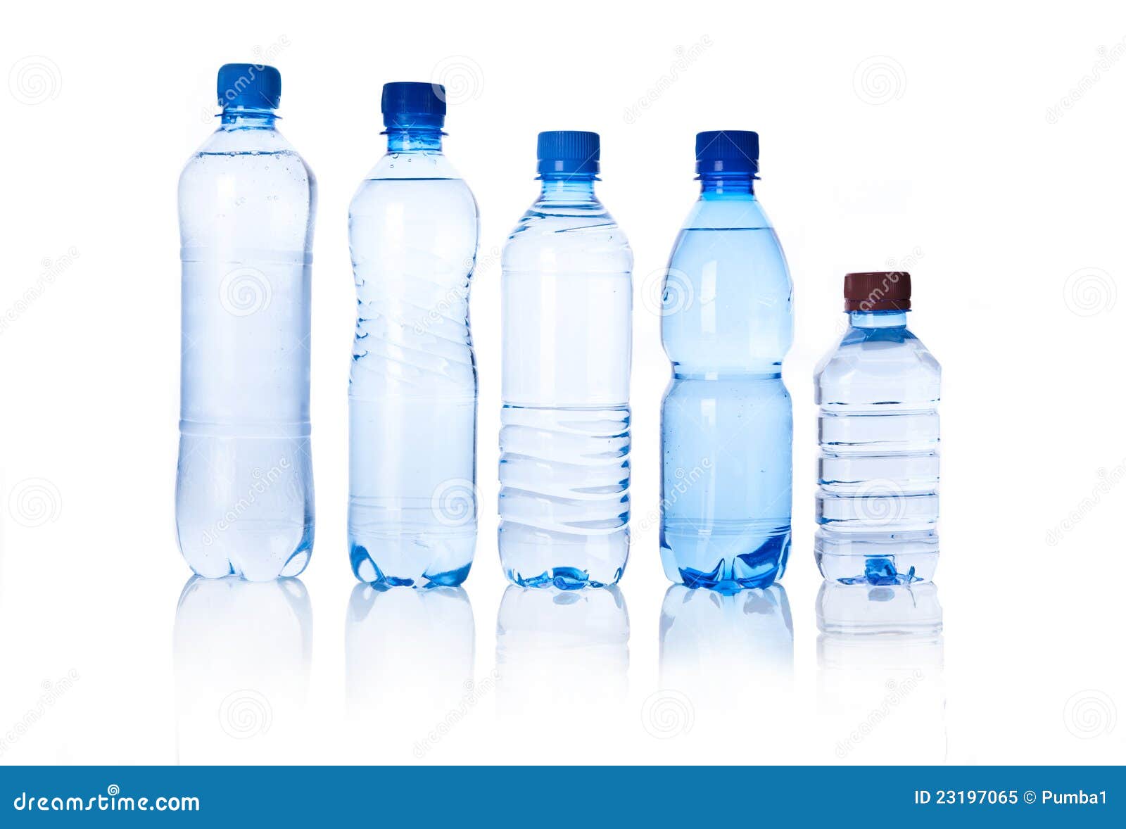 Group Of Plastic Water Bottles Royalty-Free Stock Photo | CartoonDealer ...