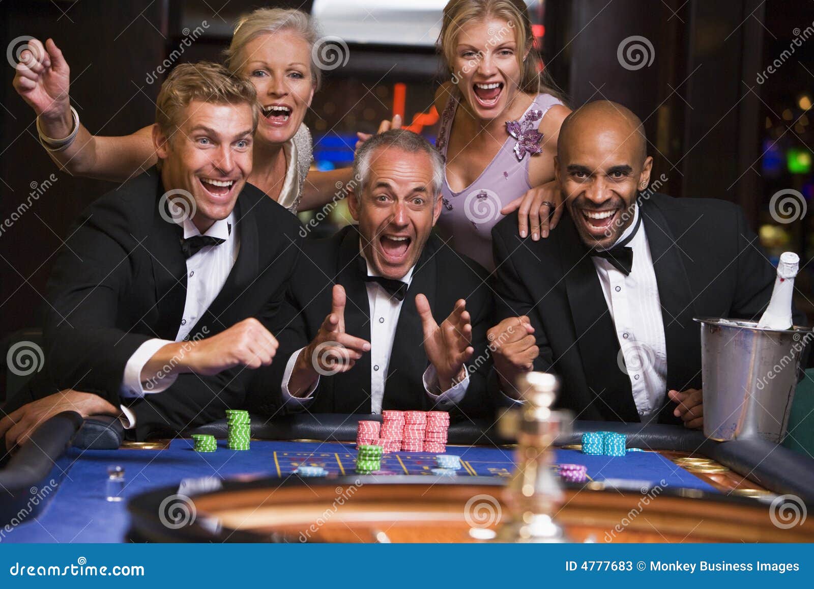 Group Playing Roulette stock image. Image of female, ethnicity - 4777683