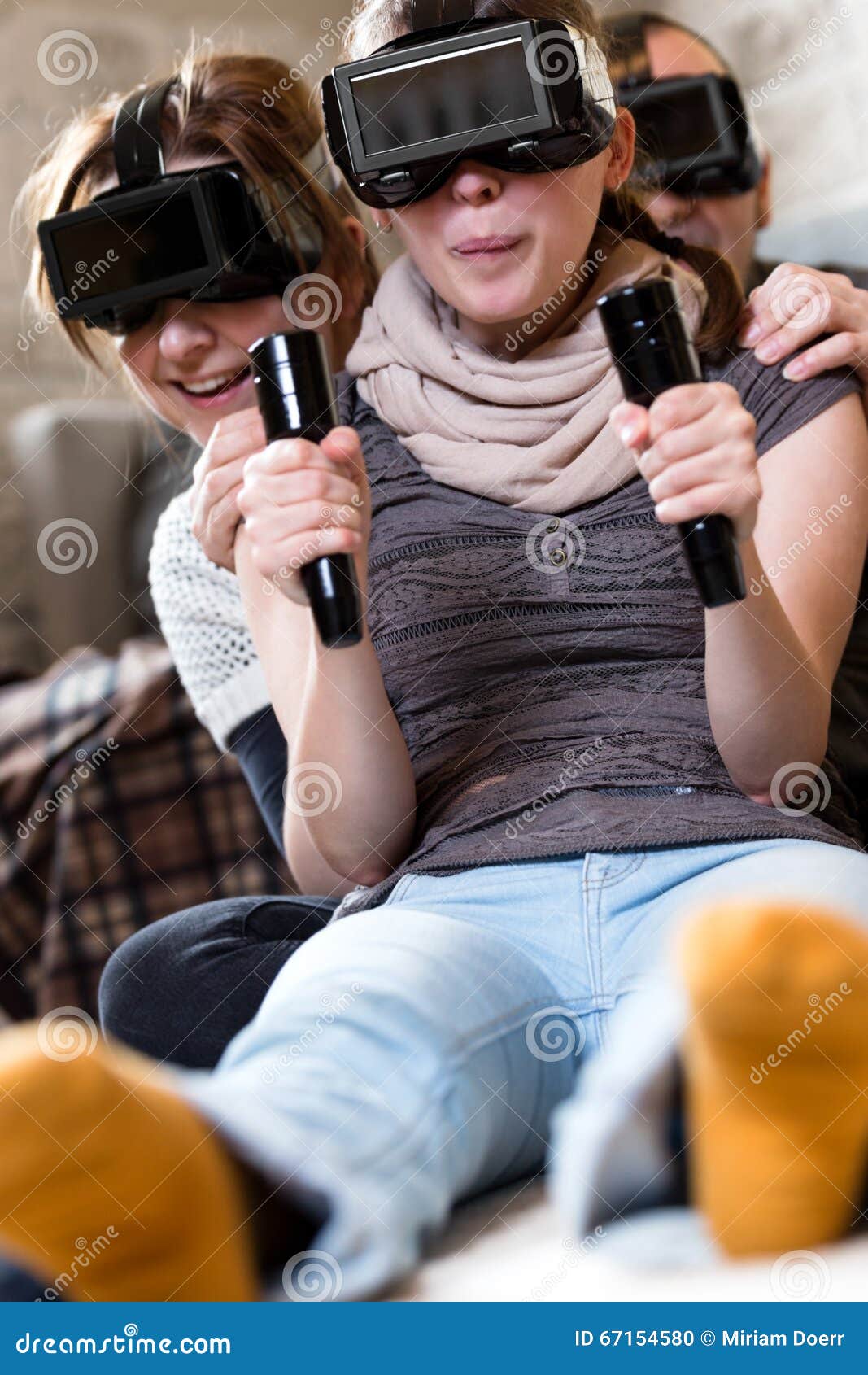 Group is Playing Video Games Stock Photo - Image of controller ...