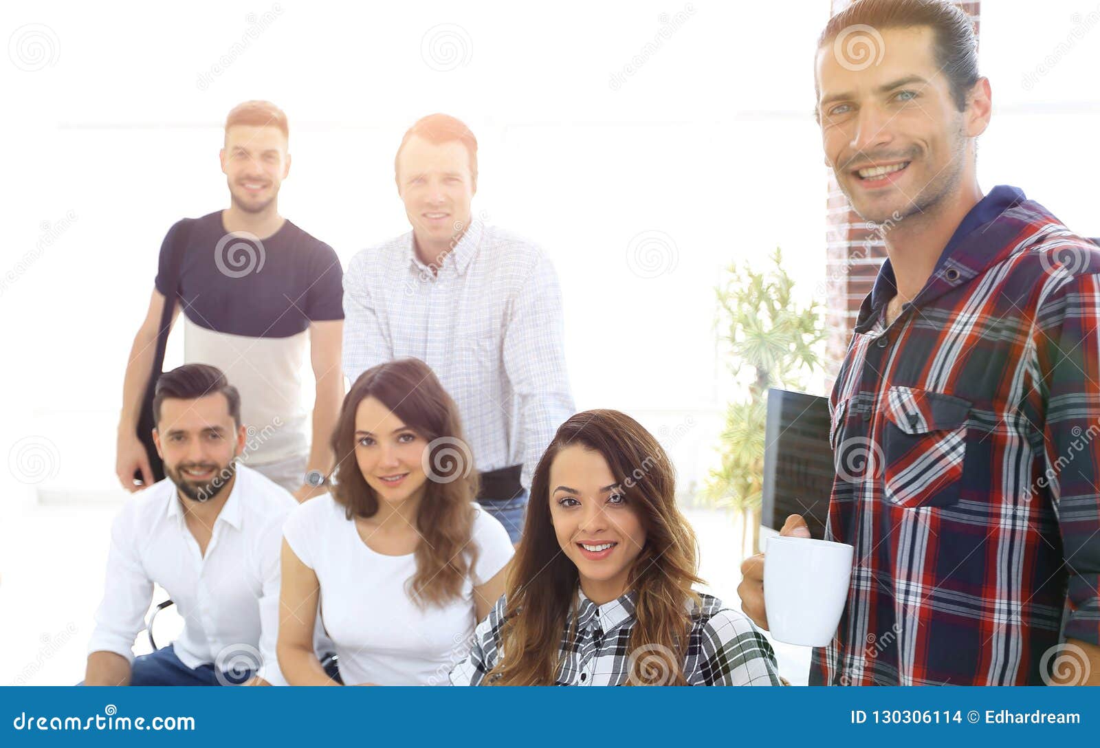 Group Portrait of the Creative Team Stock Photo - Image of manager ...
