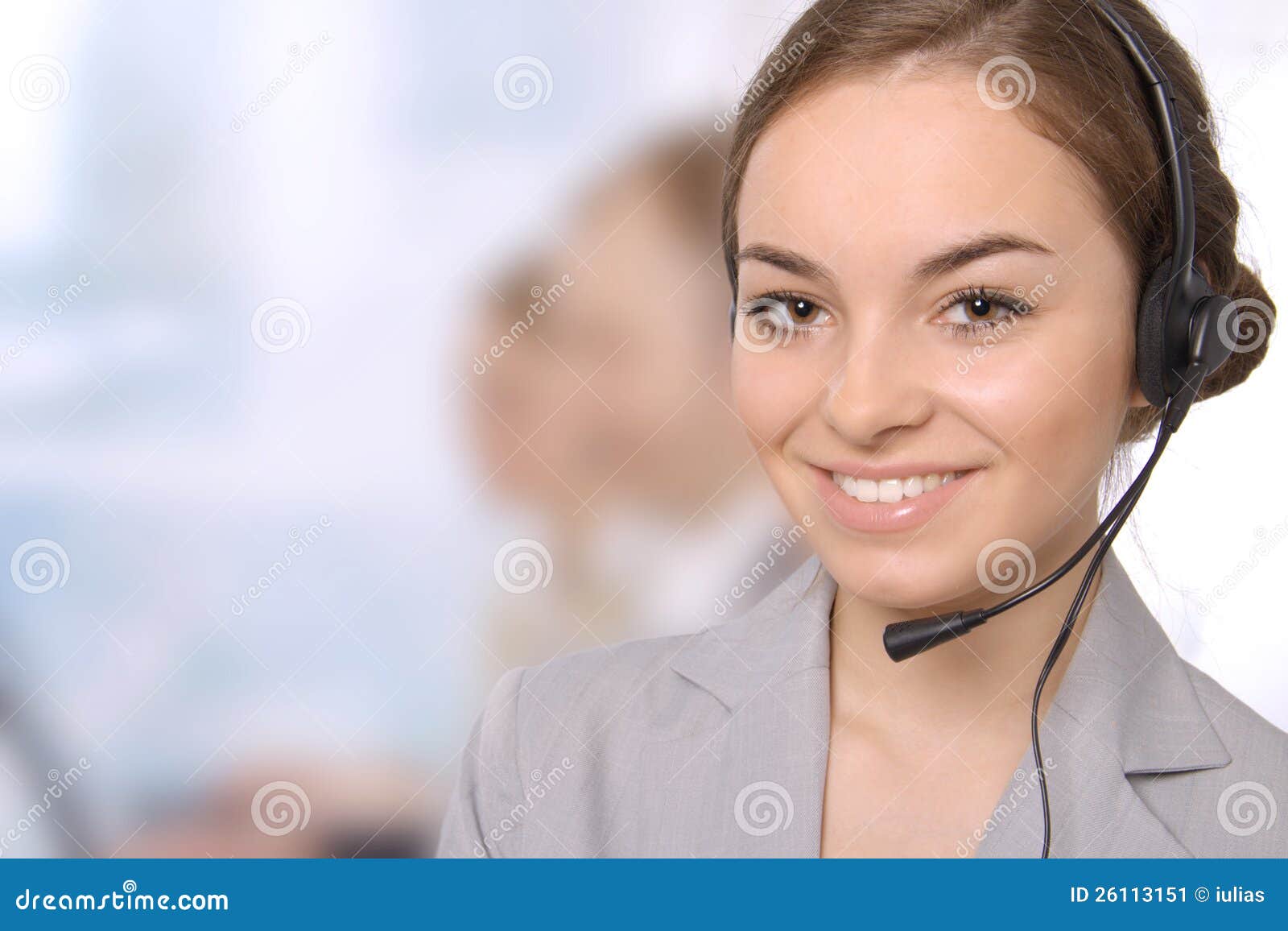 Group Portrait of Happy Customer Service People Stock Image - Image of ...
