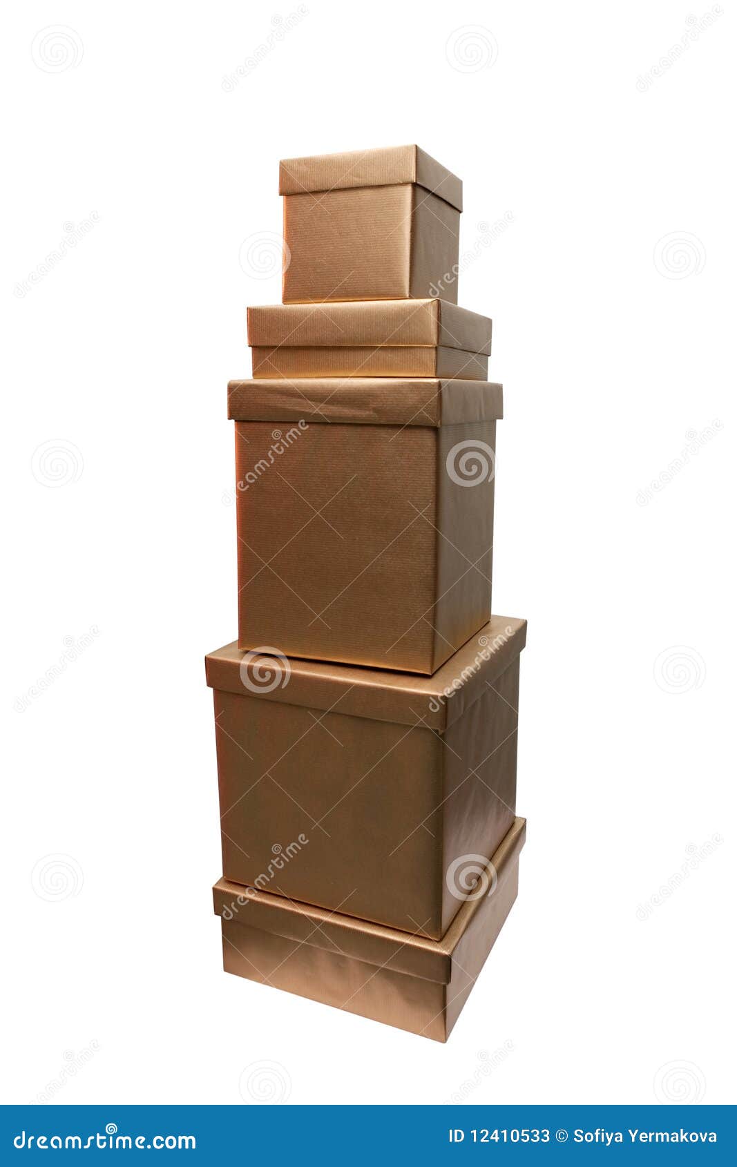Group of present boxes stock image. Image of luxury, assorted - 12410533