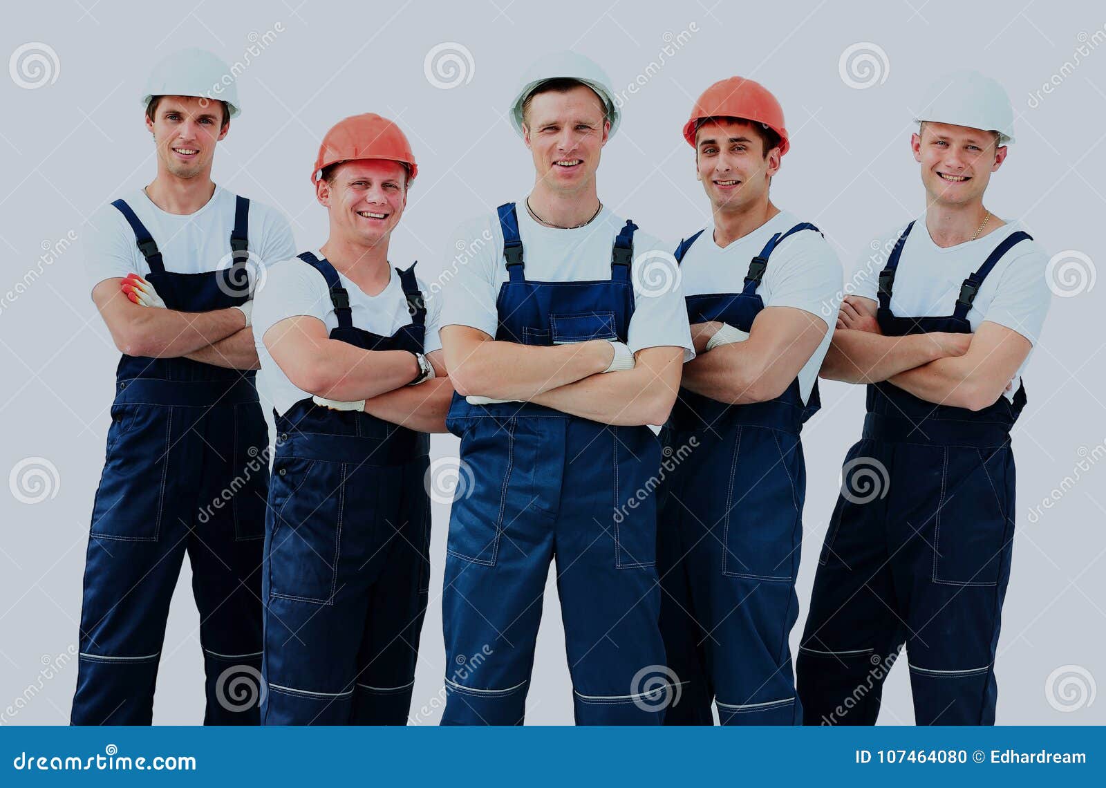 Group of Professional Industrial Workers. Stock Photo - Image of ...