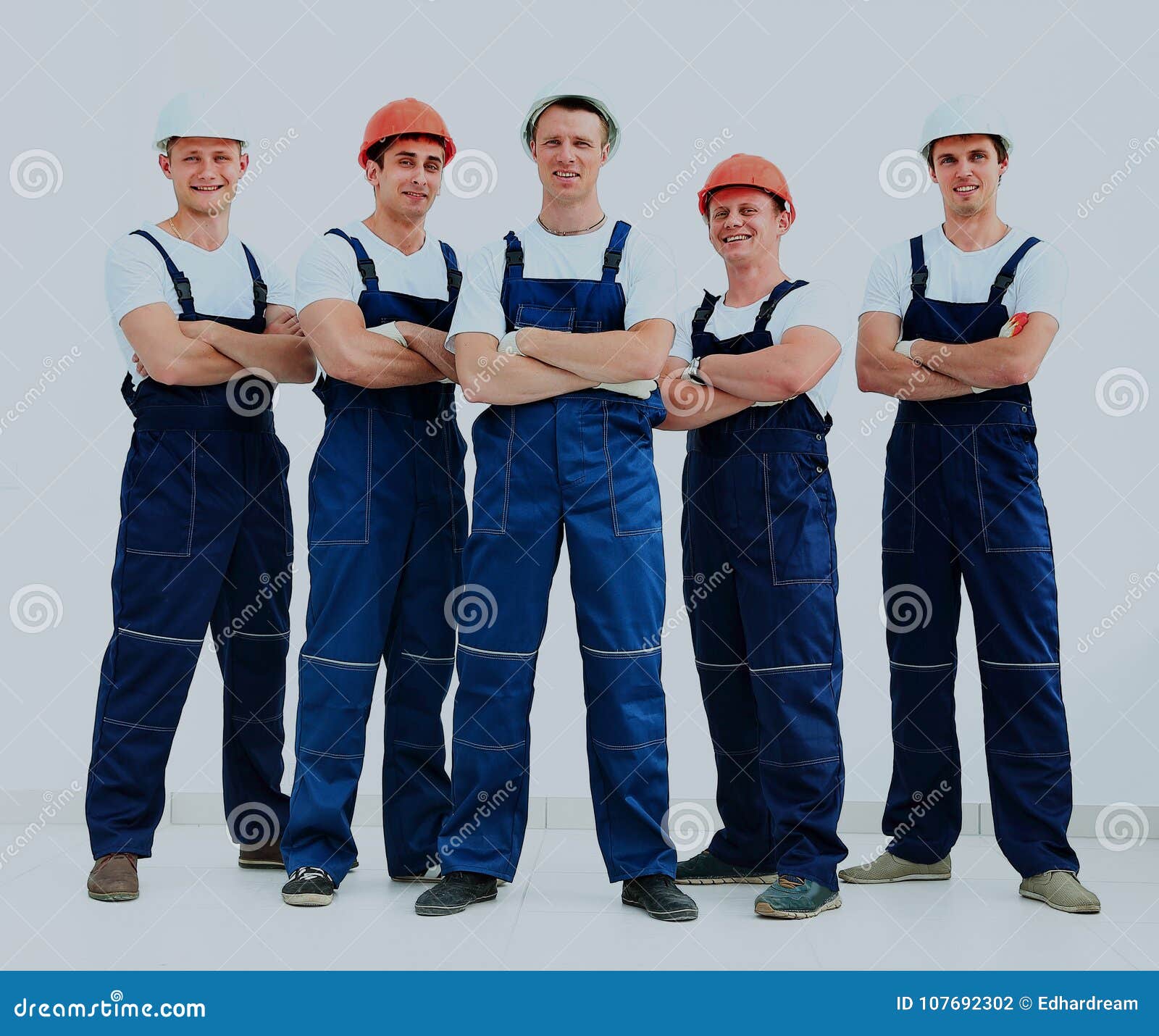 Group of Professional Industrial Workers. Stock Photo - Image of happy ...