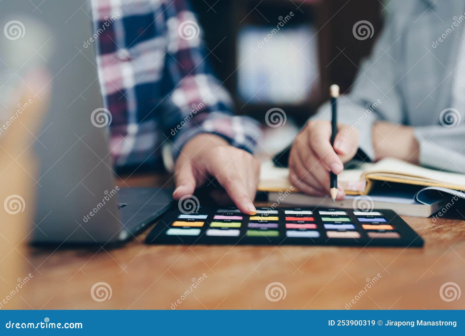 A Group of Professional Web Developer and Graphic Designer Stock Image ...