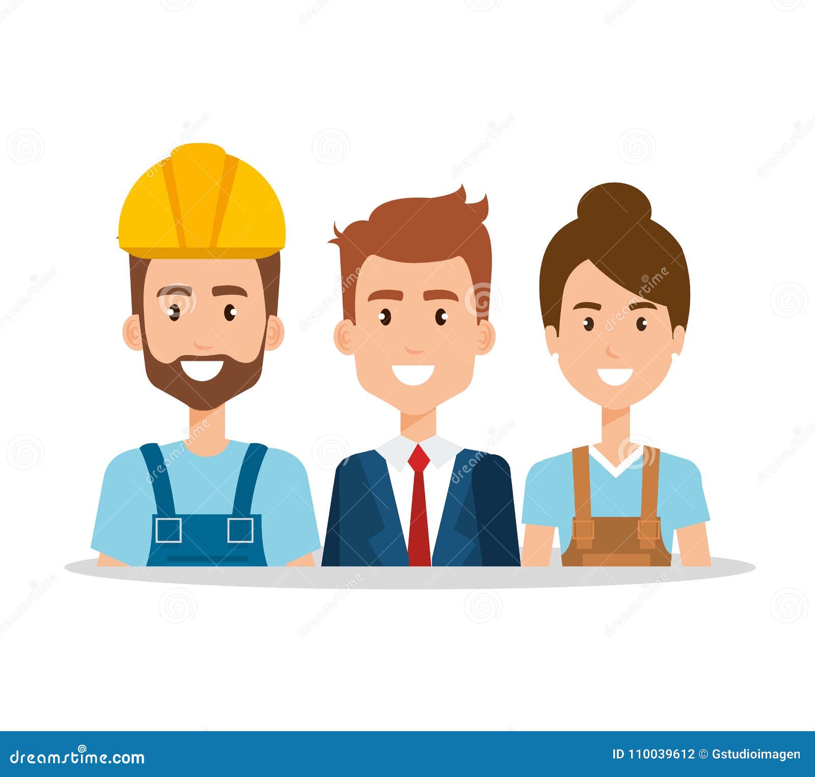 Group of Professional Workers Stock Vector - Illustration of design ...
