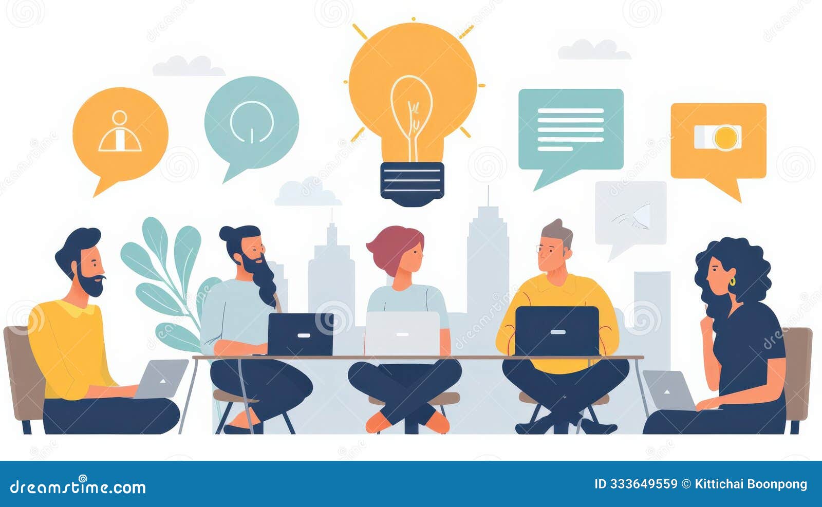 Ideas Without Action Are Useless. Poster Quotes. Royalty-Free Stock ...