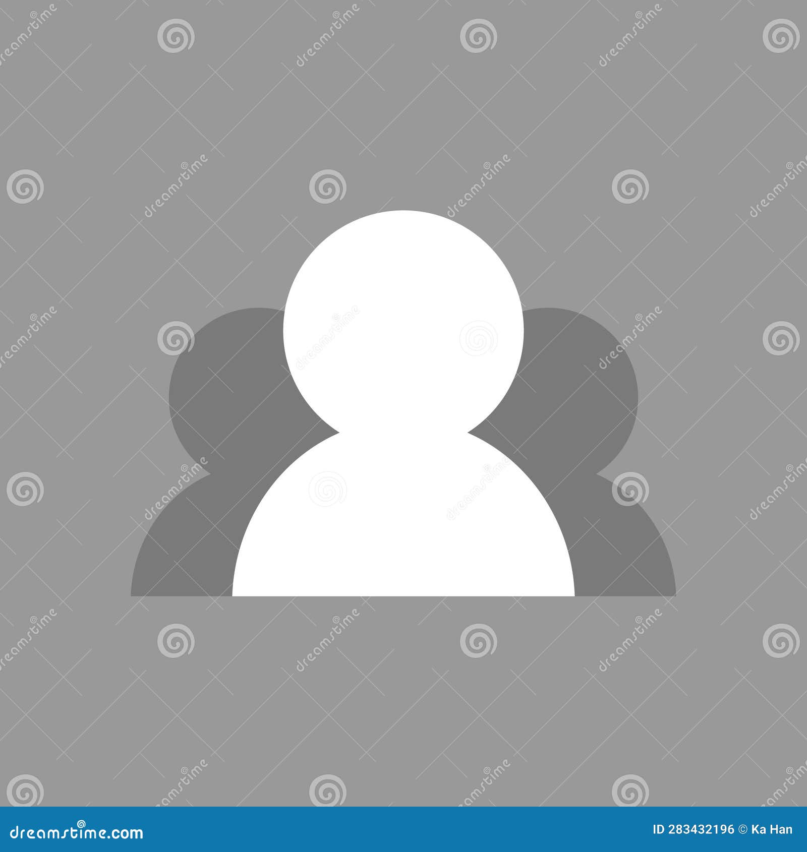 Group Profile Avatar Icon Vector. Default Social Media Forum Profile ...