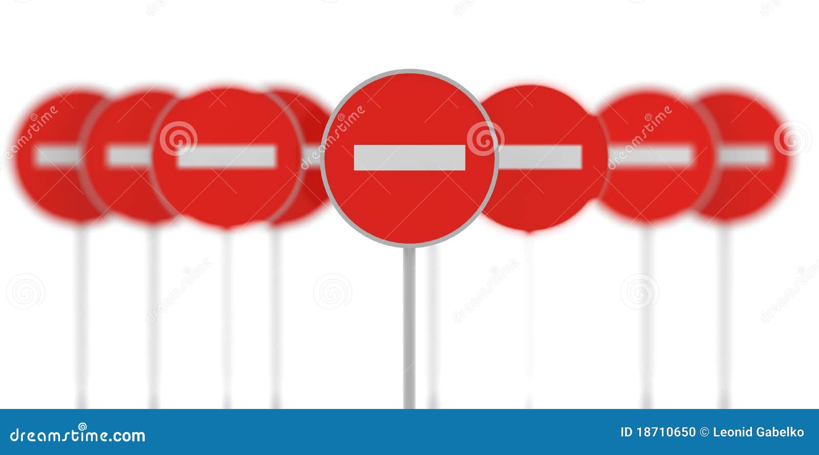 Group of prohibiting signs stock illustration. Illustration of ...