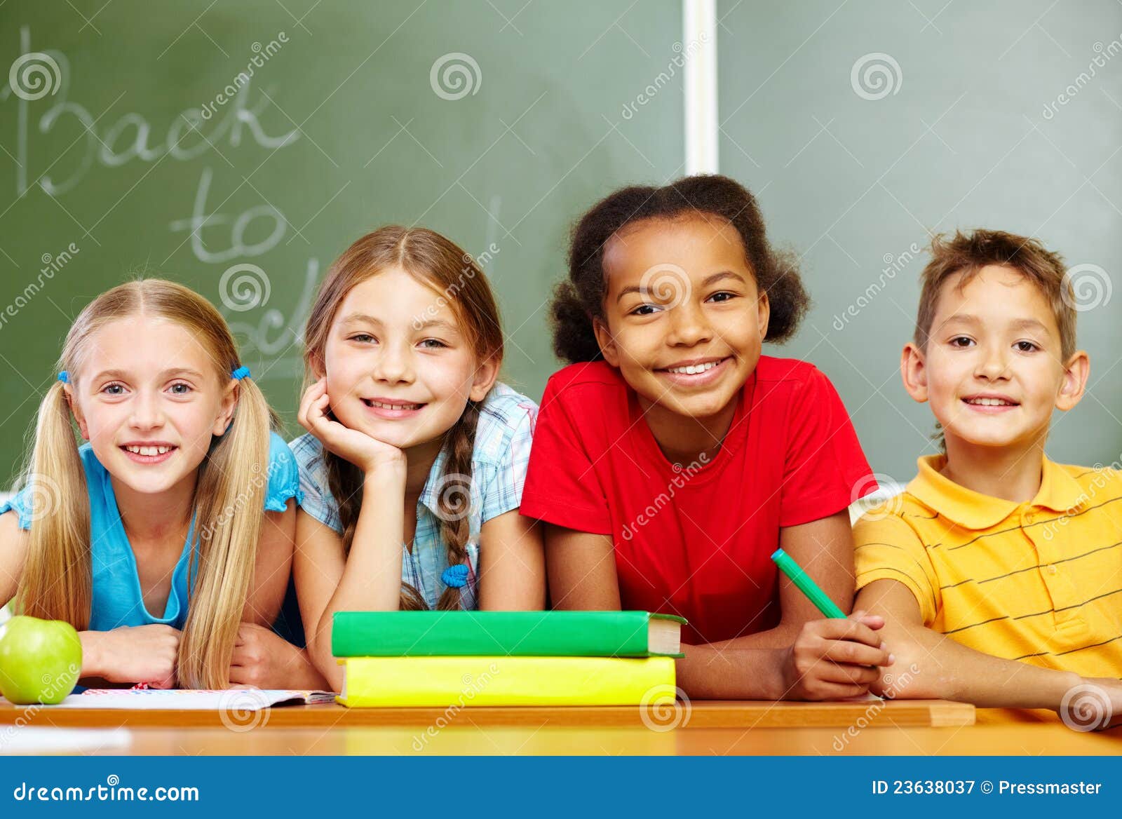 Group of pupils stock image. Image of lesson, little - 23638037