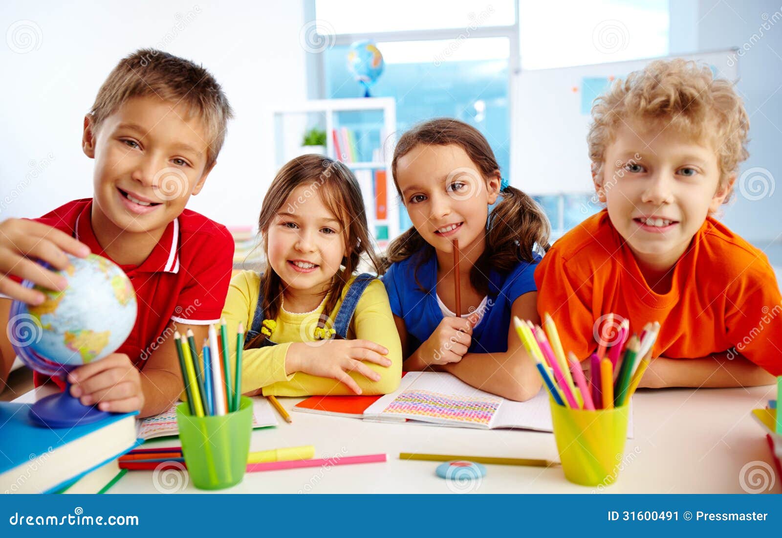 Group of pupils stock image. Image of contemporary, group - 31600491