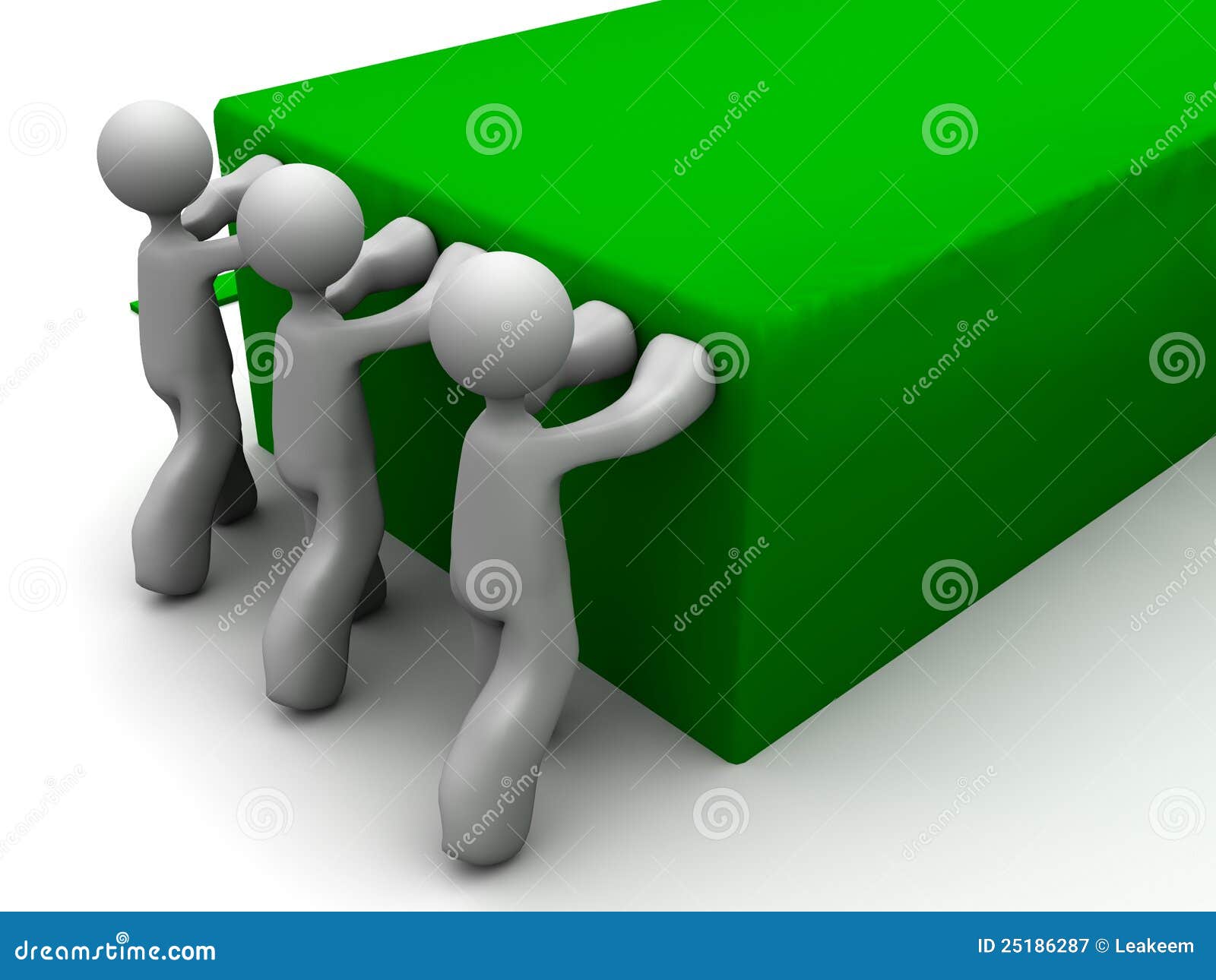 Group push stock illustration. Illustration of work, teamwork - 25186287
