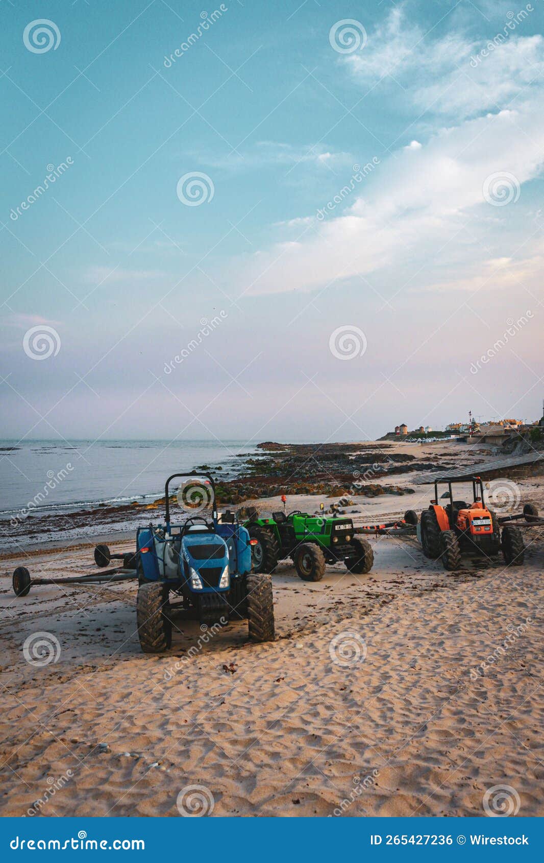 A Group Of Men On Quad Bikes Overcomes Water Obstacles. Cross-country ...