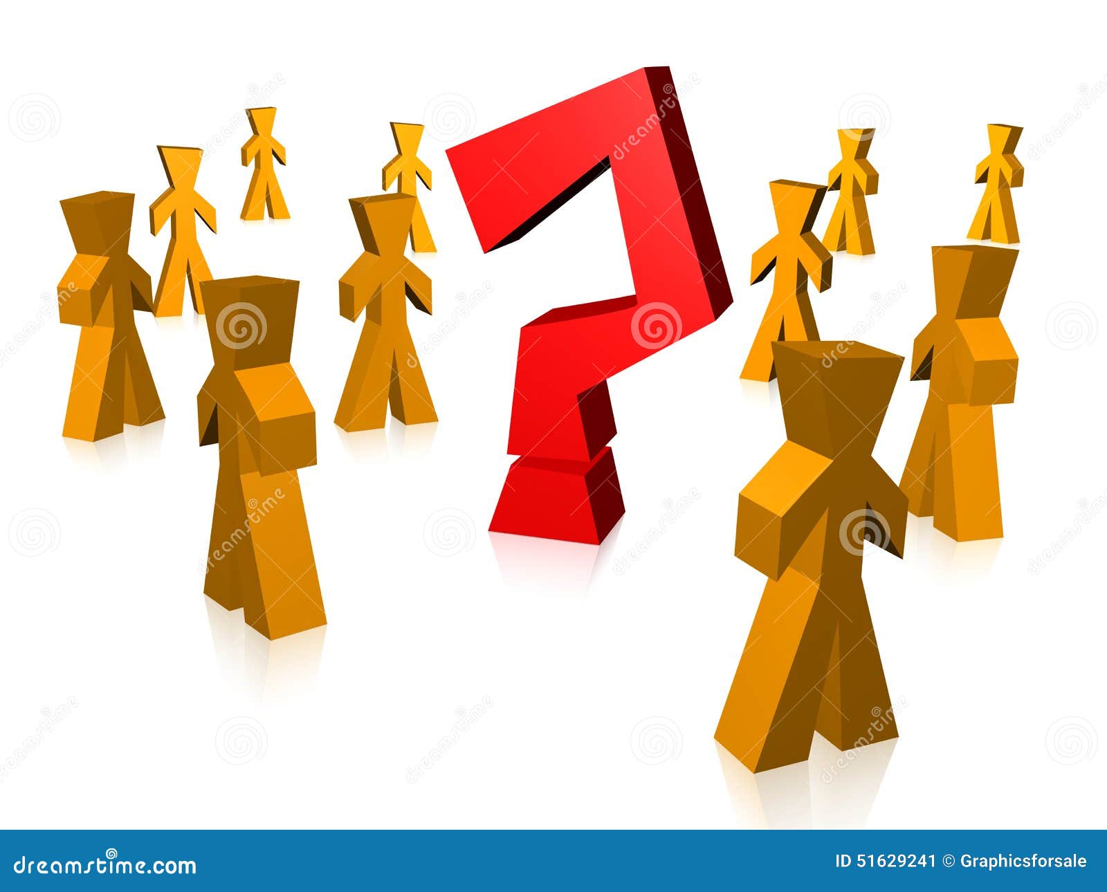 Group with Question Mark stock illustration. Illustration of symbol ...