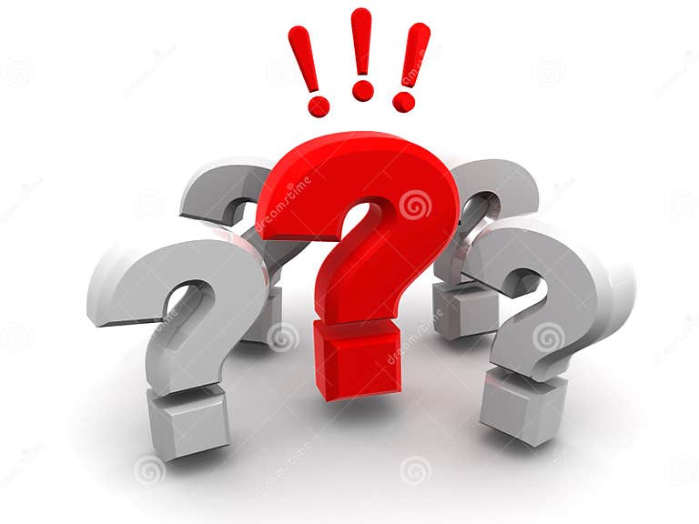 Group of questions stock illustration. Illustration of dimensional ...