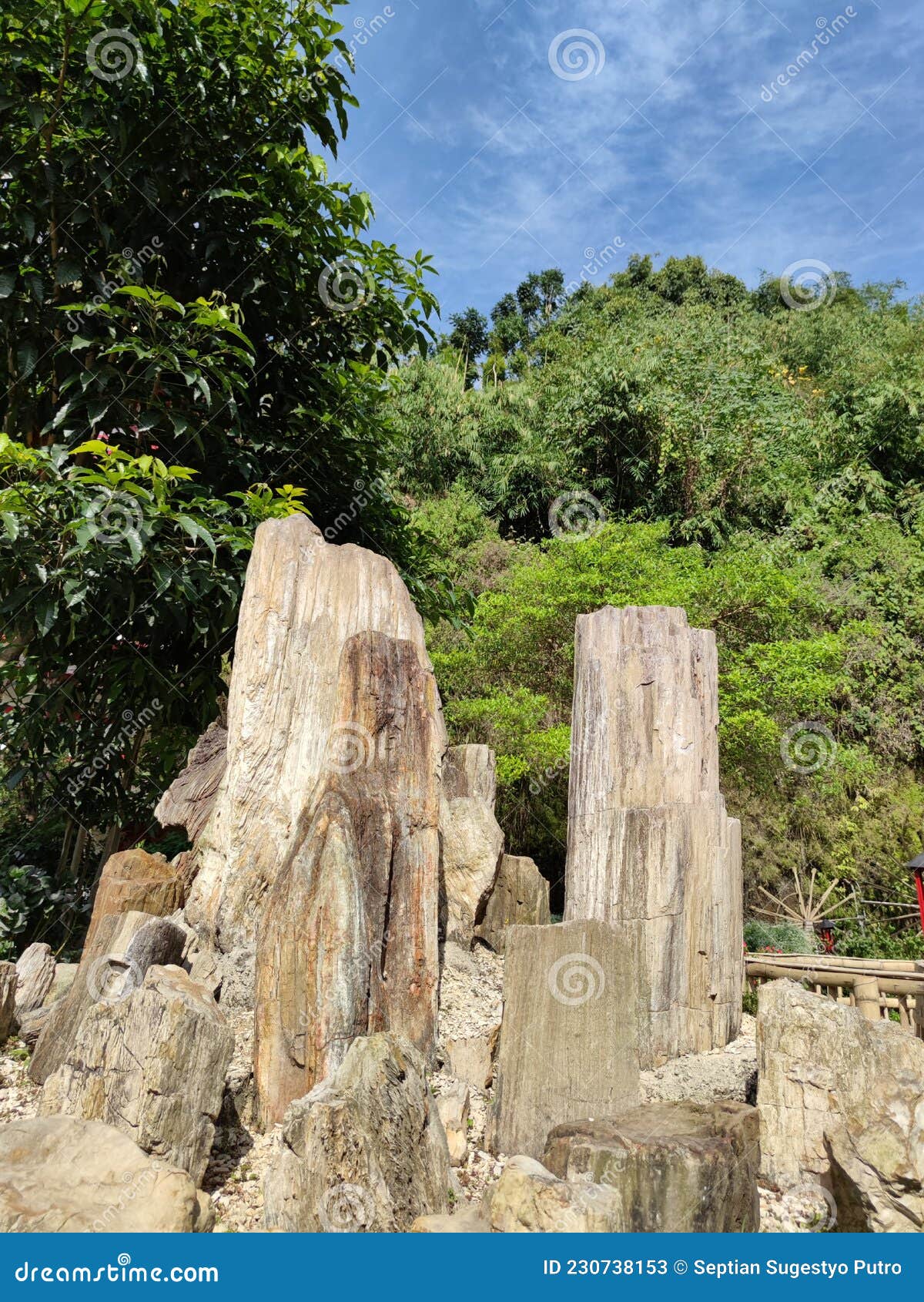 Group of Raising Japanese Rocks Stock Image - Image of granite, ruins ...