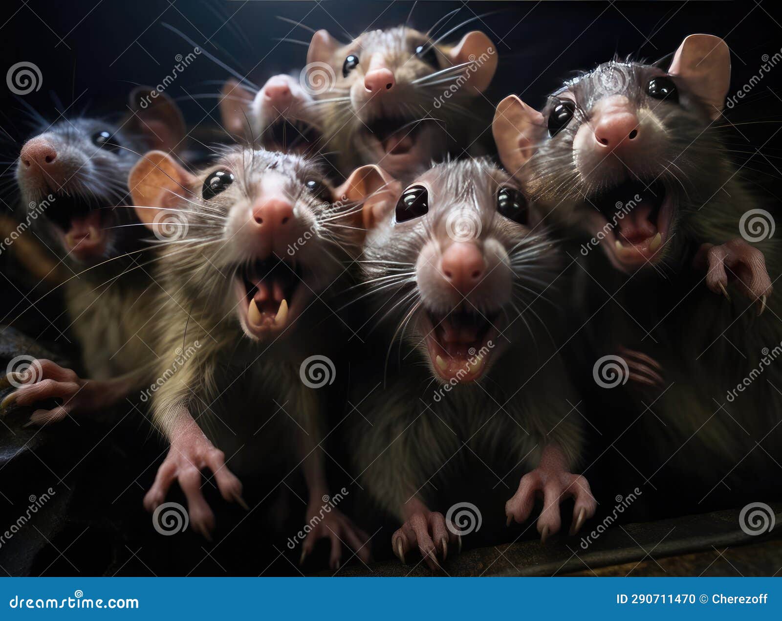 A Group of Rats Looking at the Camera Stock Photo - Image of camera ...