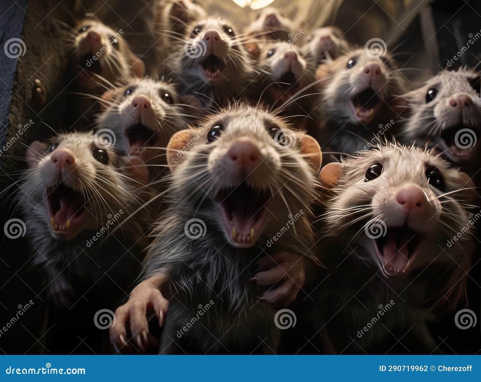 A Group of Rats Looking at the Camera Stock Photo - Image of vertebrate ...