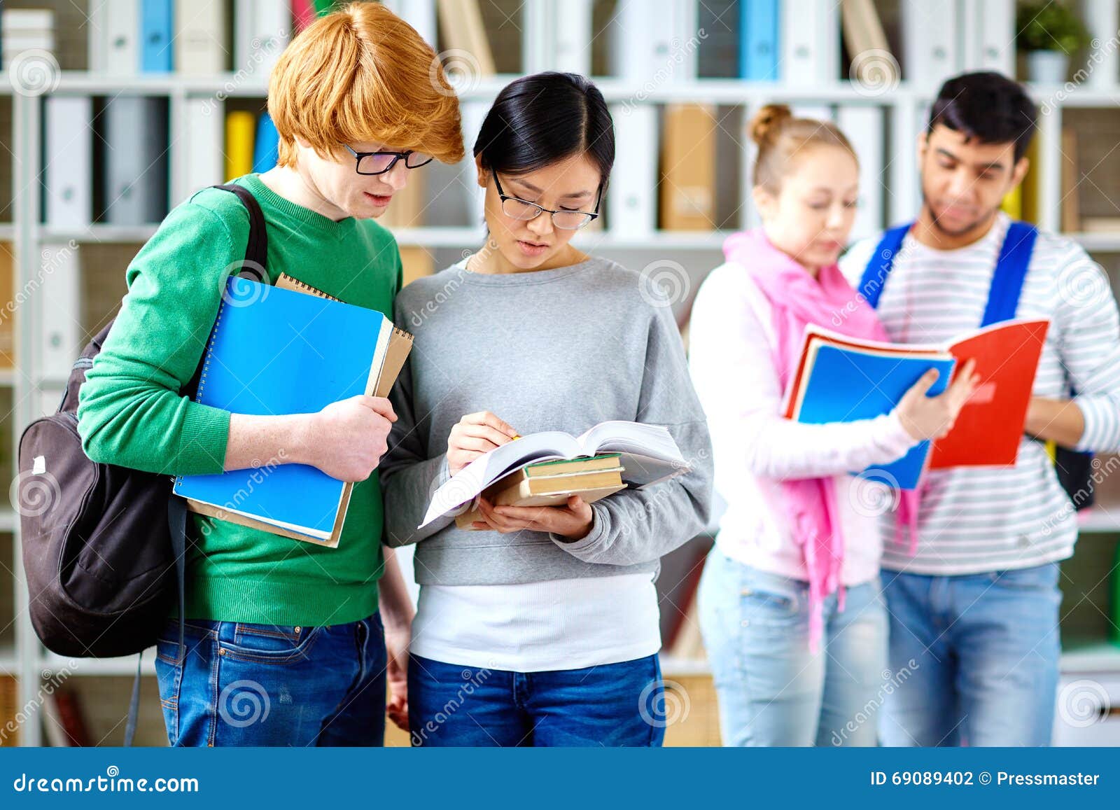 Group reading stock photo. Image of women, highschool - 69089402