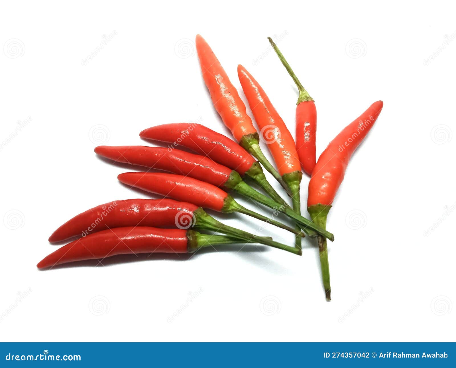 Group of Red Chillies on White Background Stock Photo - Image of ...
