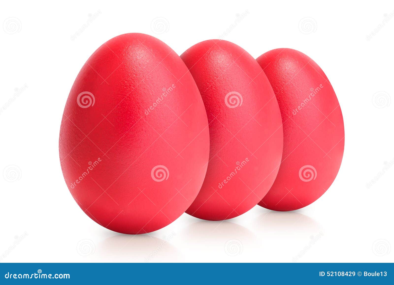 Group of Red Eggs Isolated on White Stock Image - Image of abundance ...