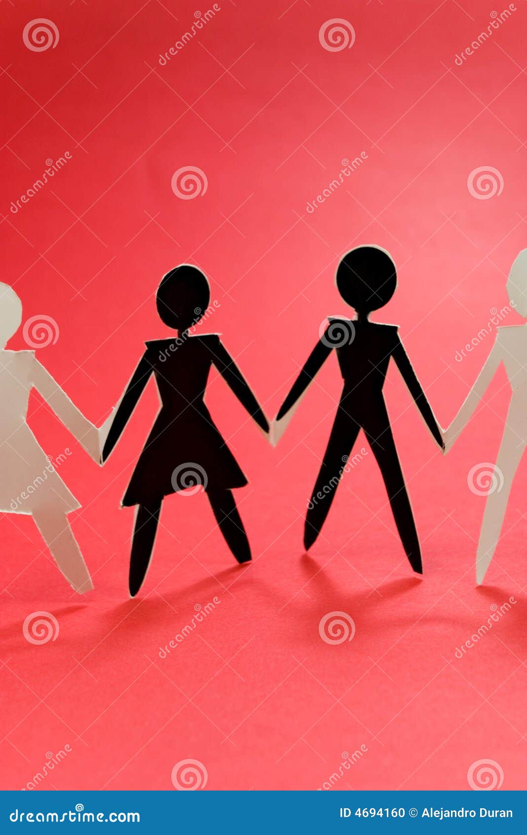 Group on red III stock photo. Image of meeting, partners - 4694160