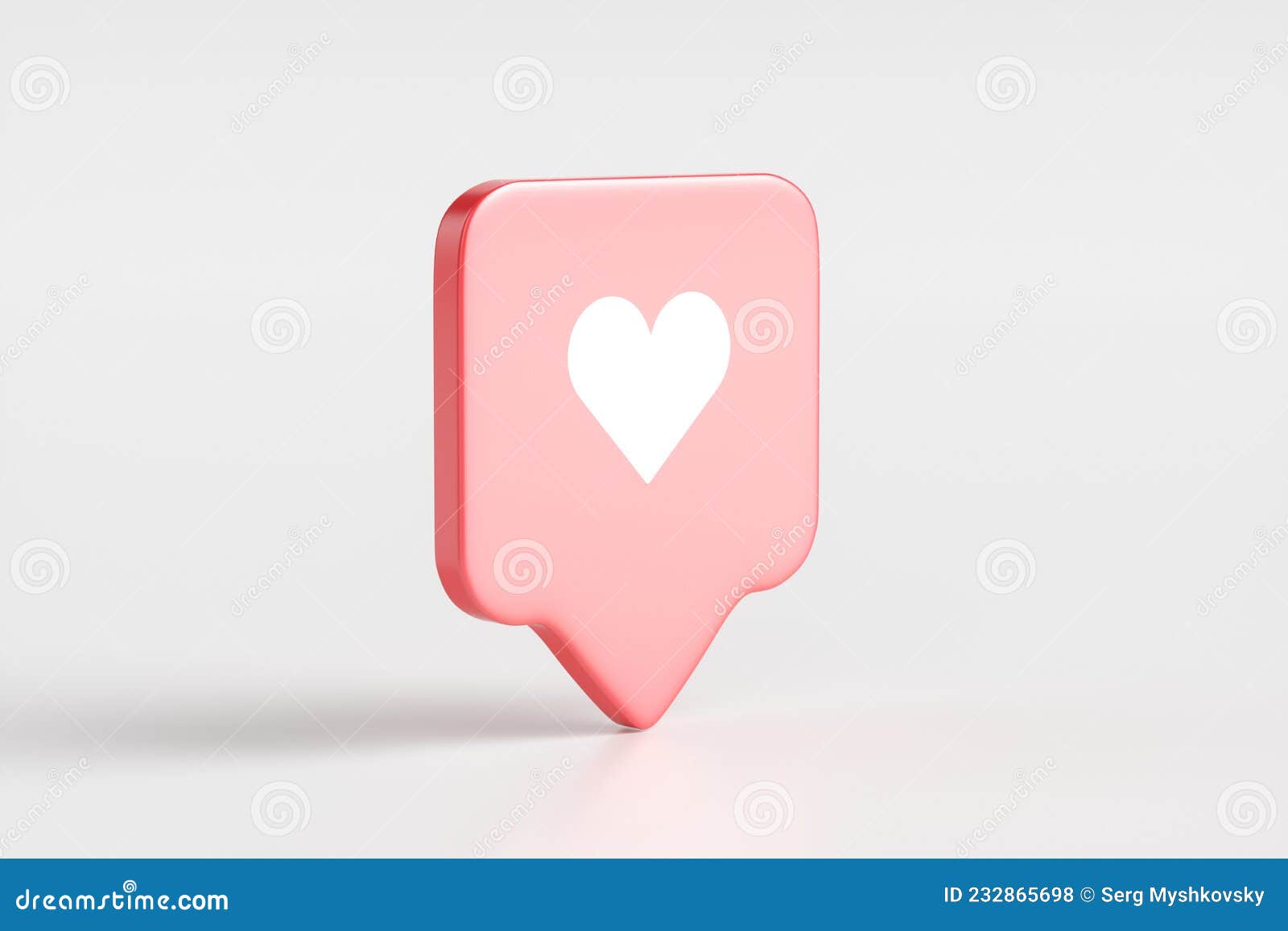 Group of Red Likes on a White Background. Stock Illustration ...