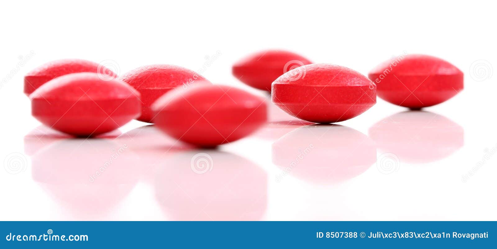 Group of Red Medicine Pills Stock Photo - Image of pharmacy, medicine ...