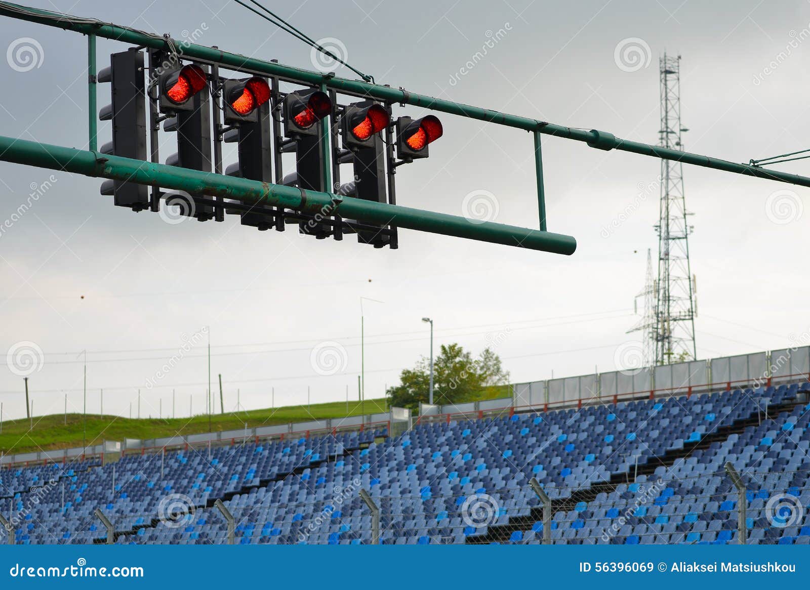 Group of red racing lights stock image. Image of group - 56396069