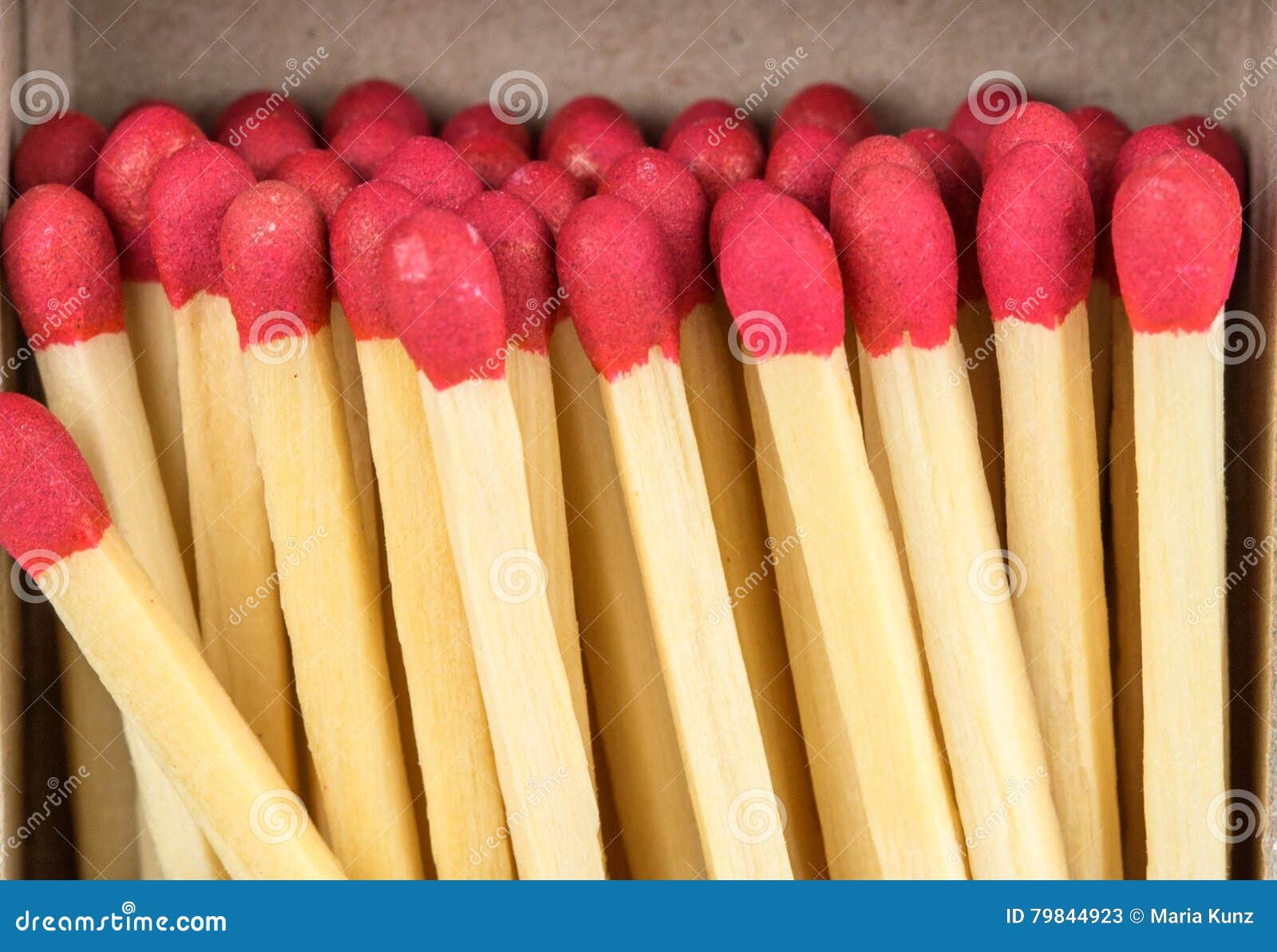 Group of Red Wooden Matches Stock Image - Image of match, motivation ...
