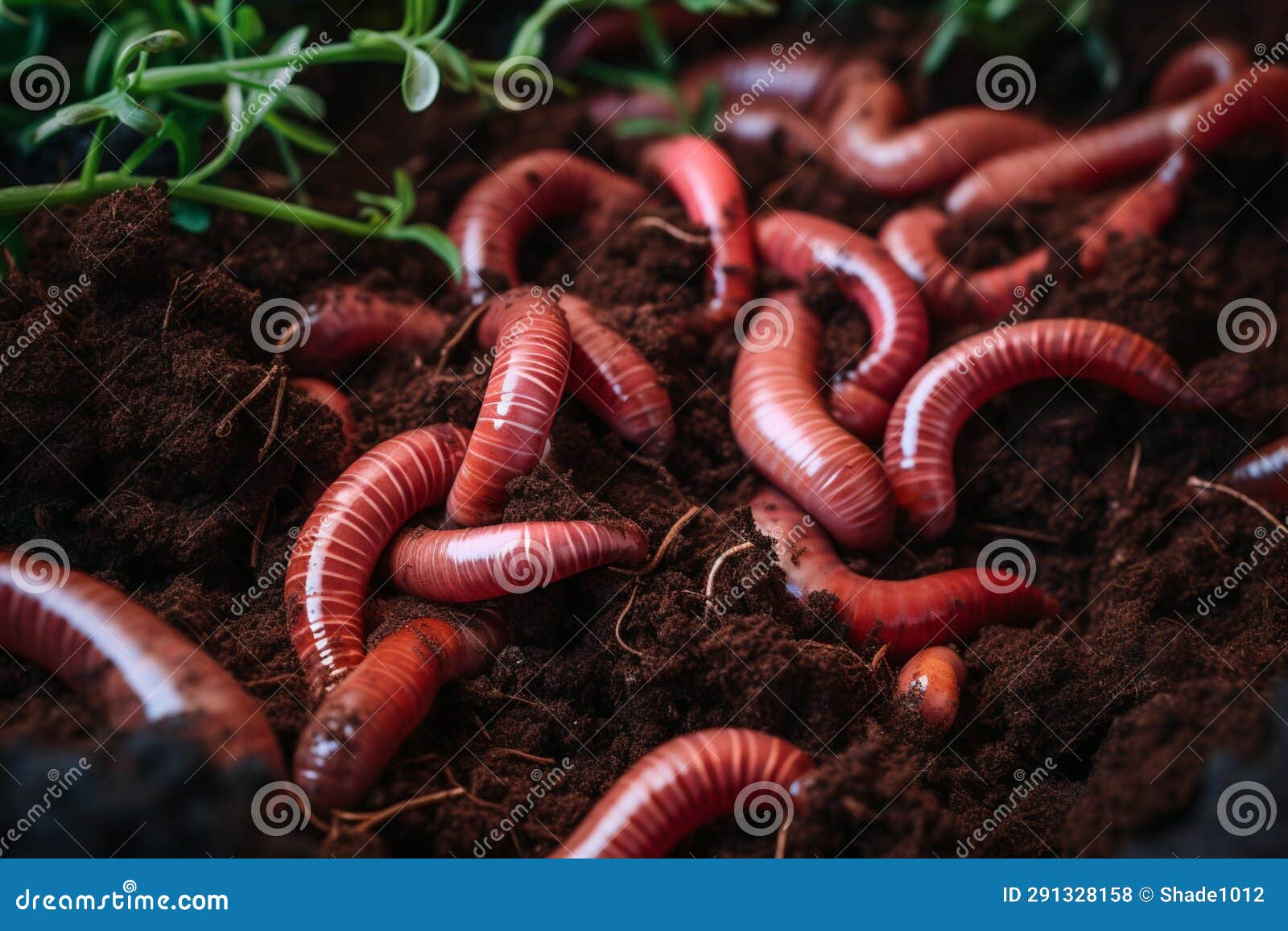 Compost Worms stock illustration. Illustration of group - 291328158