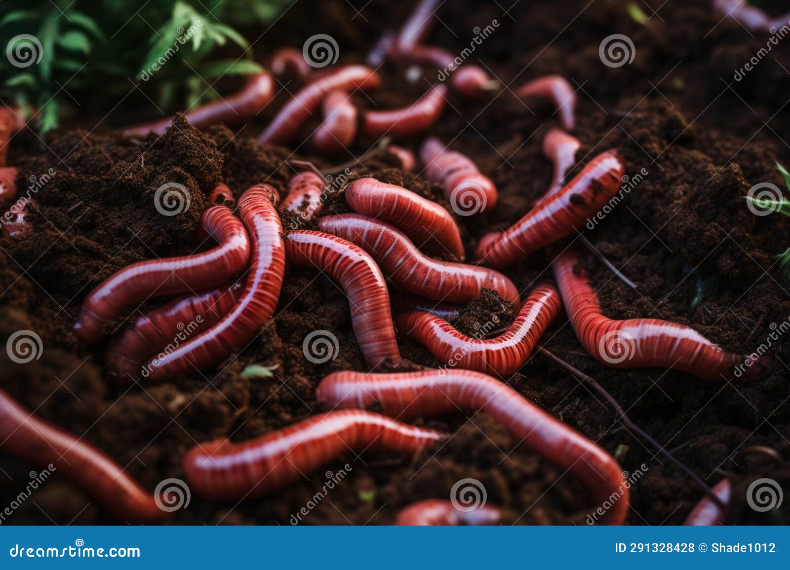 Compost Worms stock illustration. Illustration of dirt - 291328428