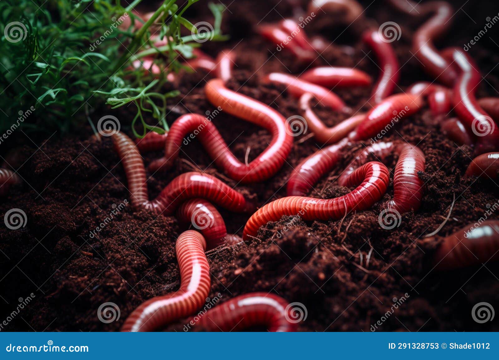 Compost Worms stock illustration. Illustration of wiggler - 291328753