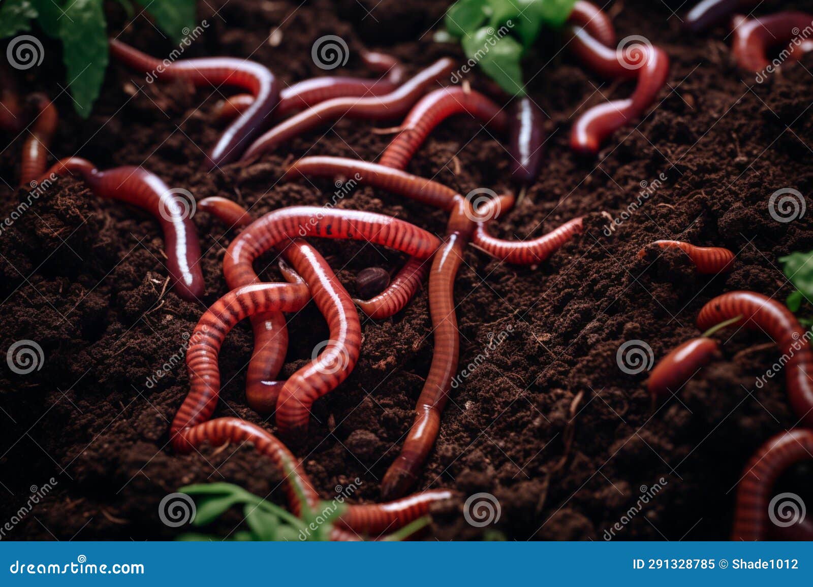 Compost Worms stock illustration. Illustration of outdoors - 291328785