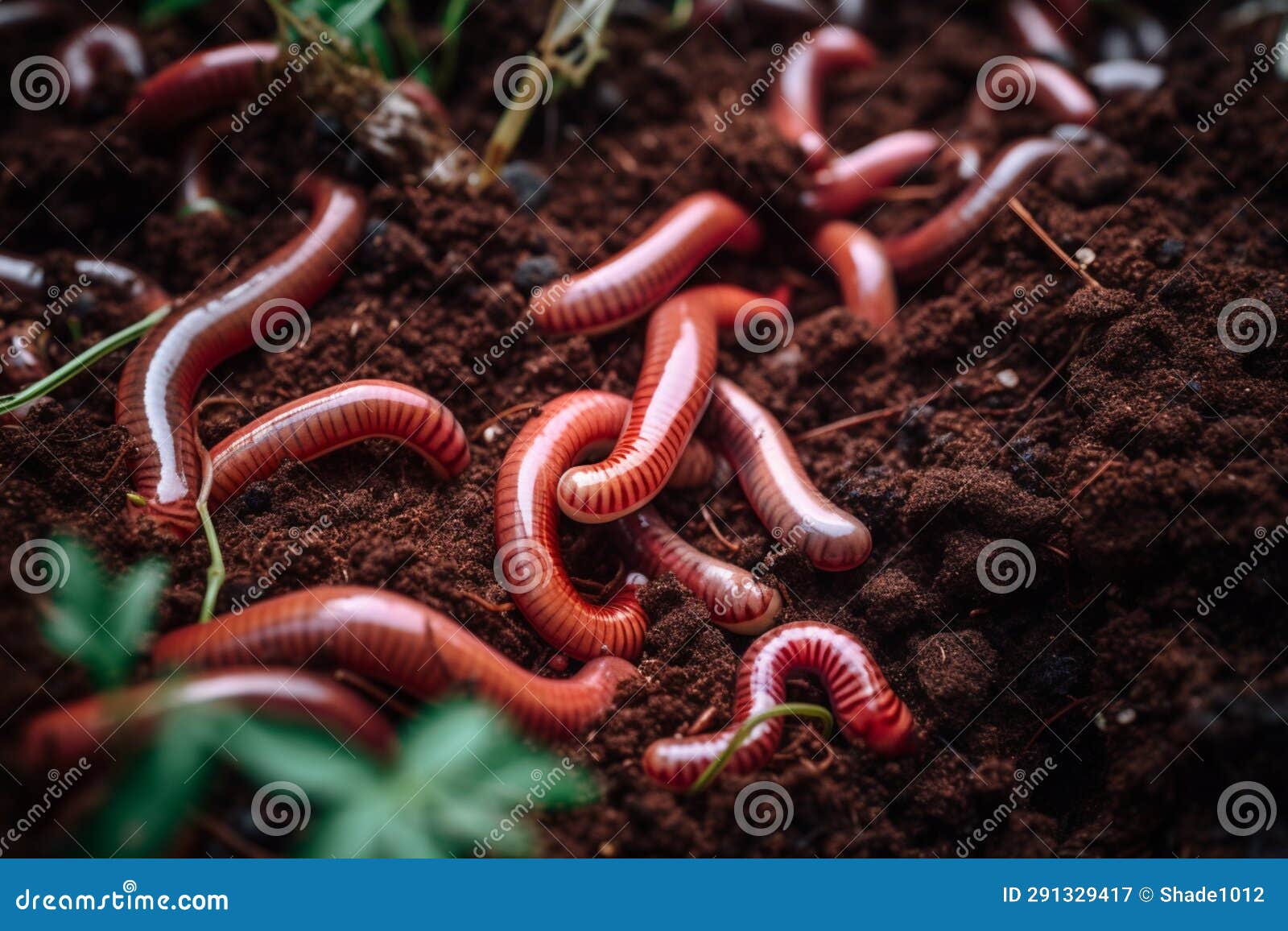 Compost Worms stock illustration. Illustration of invertebrate - 291329417