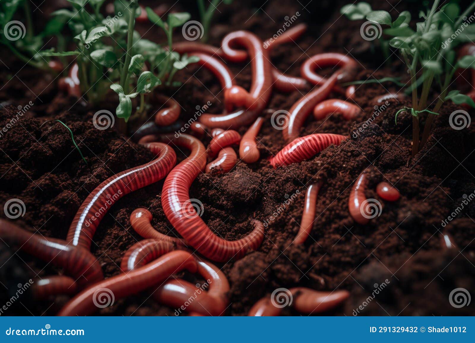 Compost Worms stock illustration. Illustration of dirt - 291329432