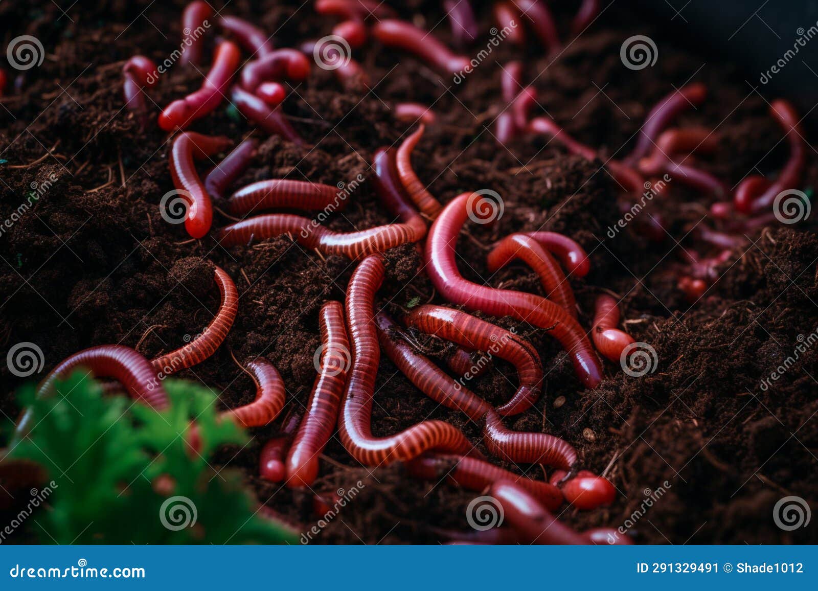 Compost Worms stock illustration. Illustration of invertebrate - 291329491