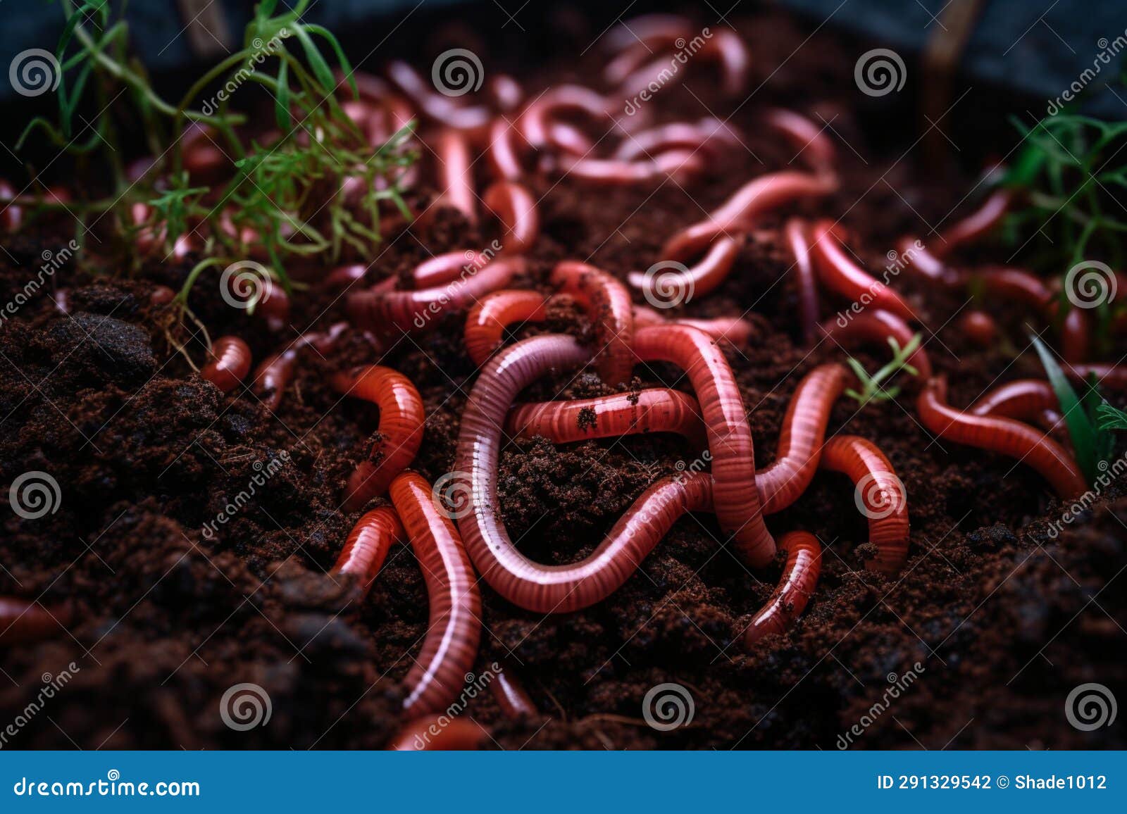 Compost Worms stock illustration. Illustration of compost - 291329542