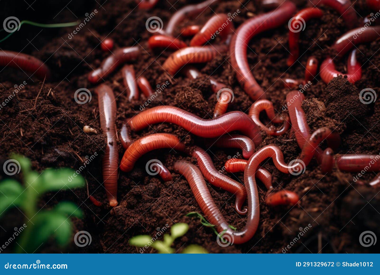 Compost Worms stock illustration. Illustration of animals - 291329672