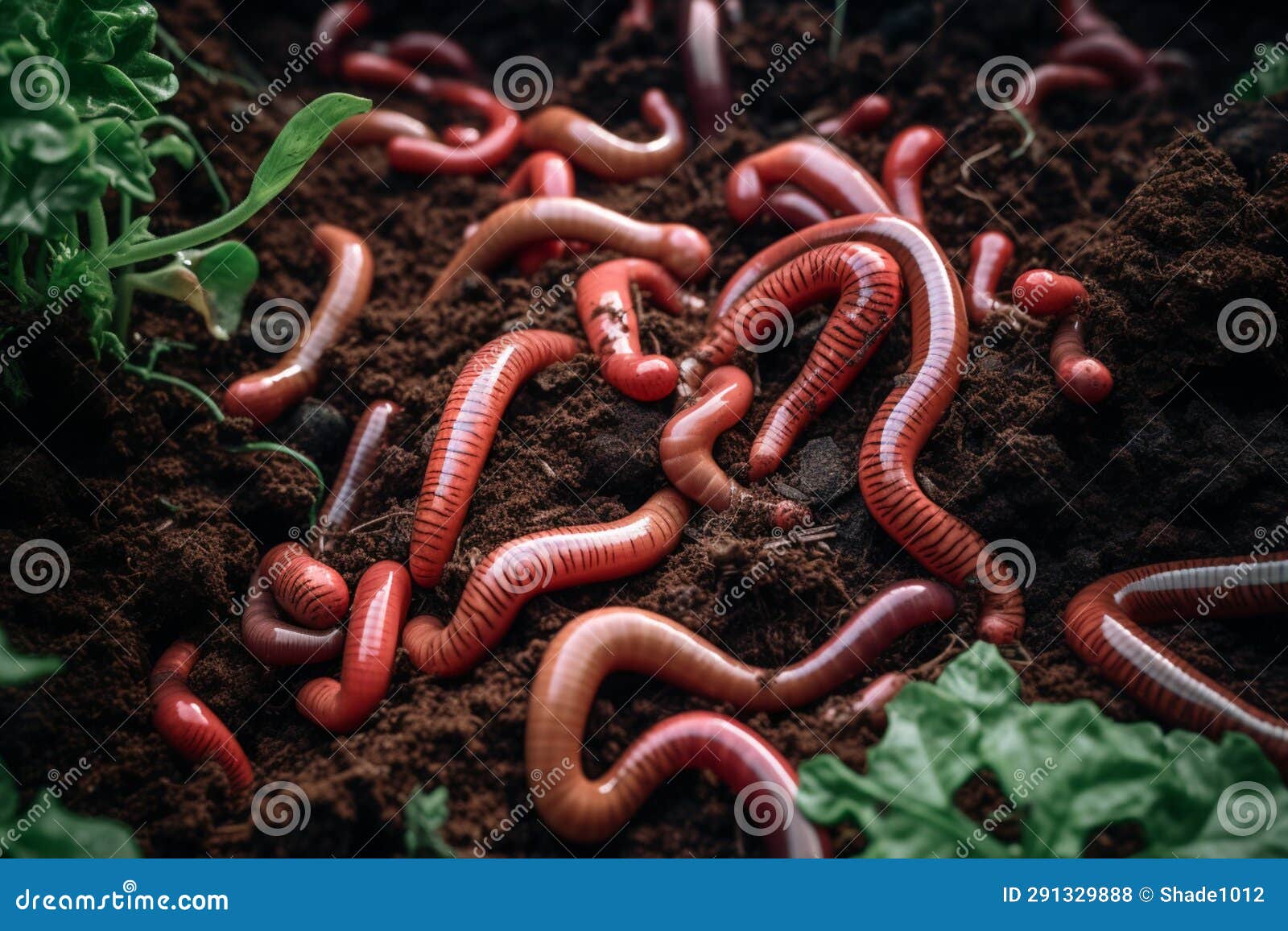 Compost Worms stock illustration. Illustration of dirty - 291329888