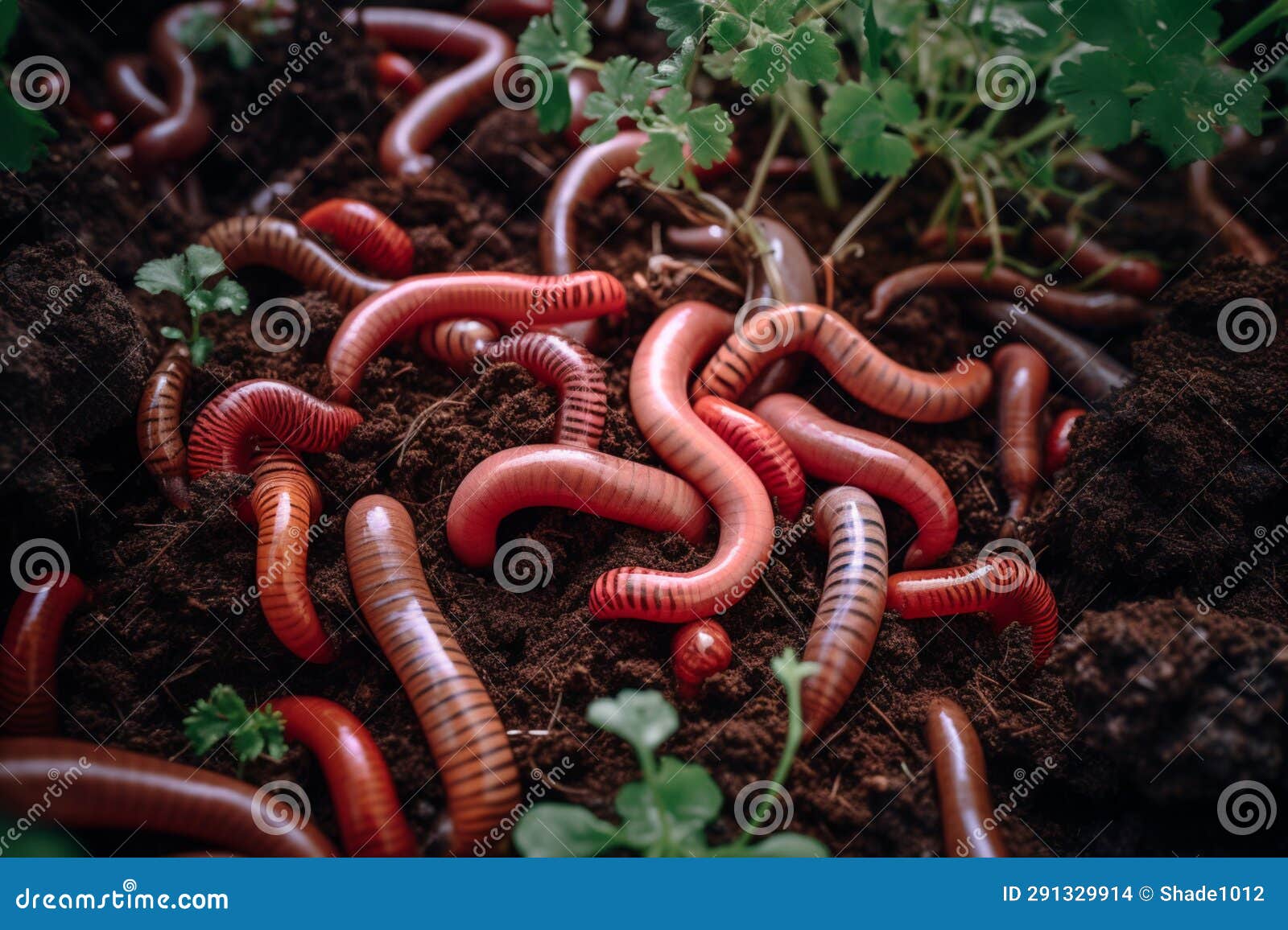Compost Worms stock illustration. Illustration of worms - 291329914