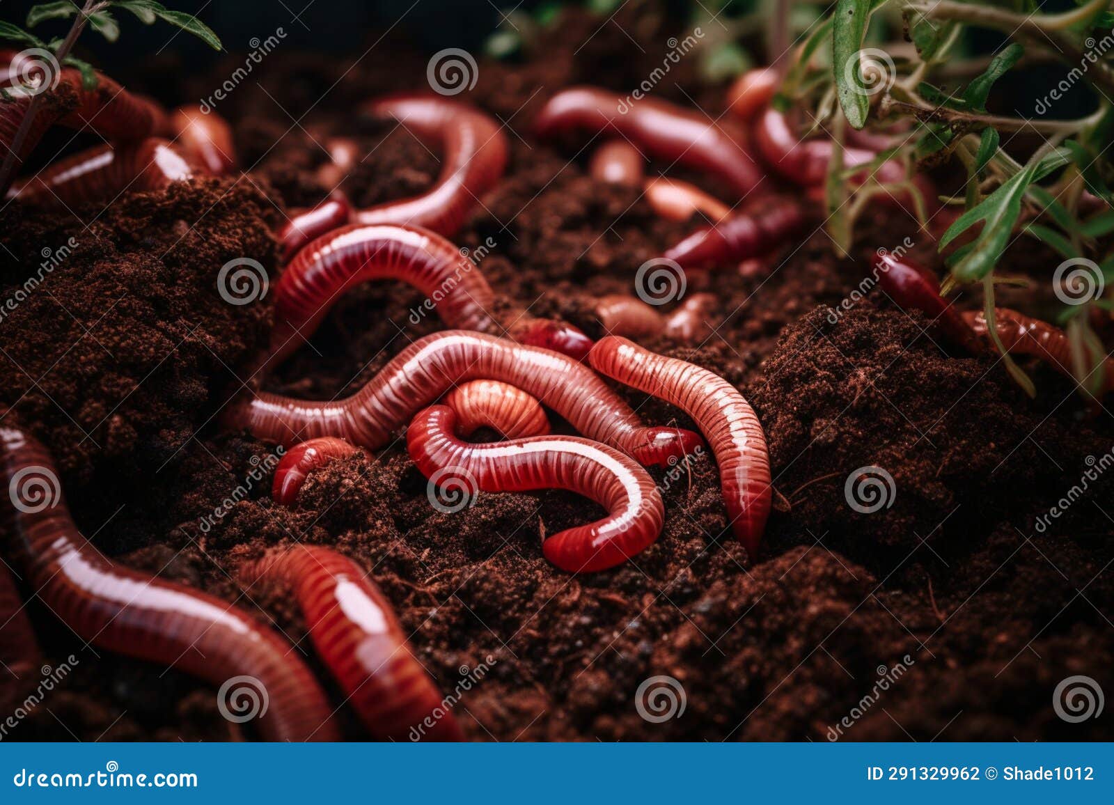 Compost Worms stock illustration. Illustration of worms - 291329962