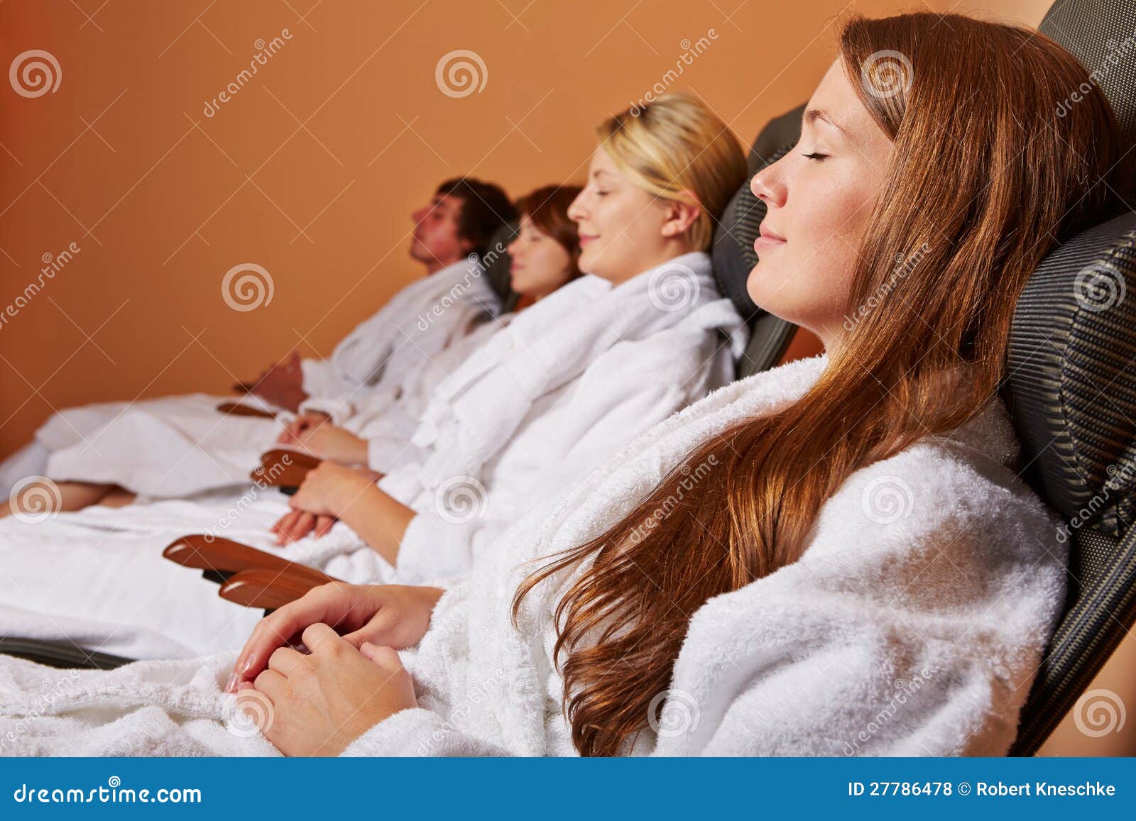 Group in relaxation room stock photo. Image of fitness - 27786478