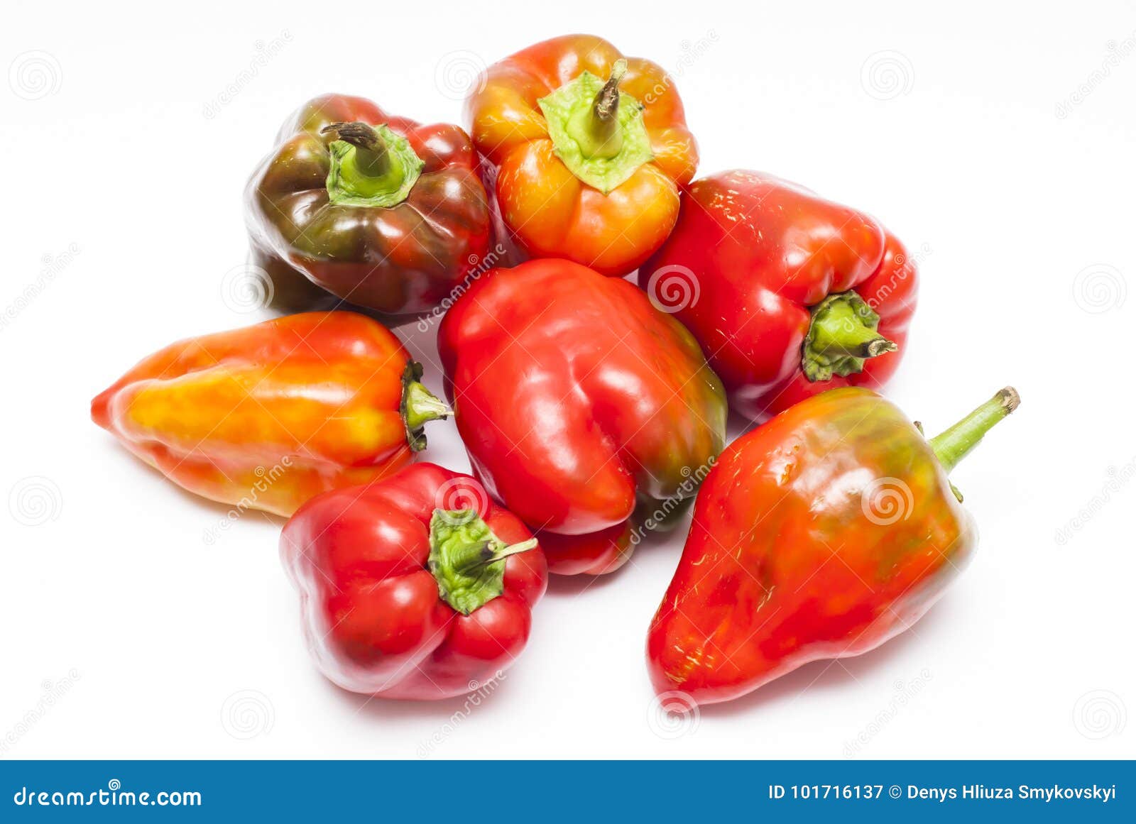 Ripe peppers stock image. Image of clipping, macro, orange - 101716137