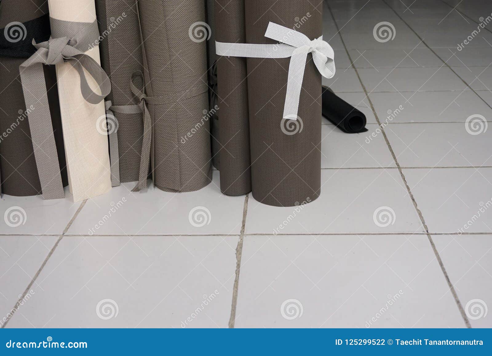 Roll of fabric stock photo. Image of factory, canvas - 125299522