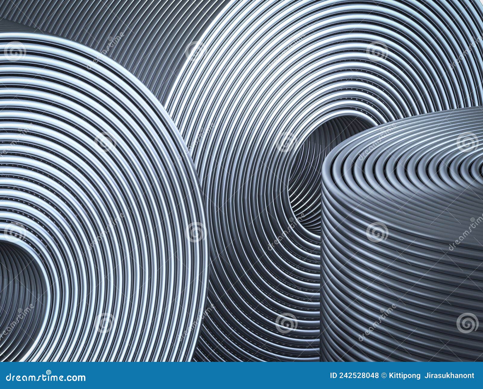 The Group Of Non-ferrous Alloy Tubing Royalty-Free Stock Image ...