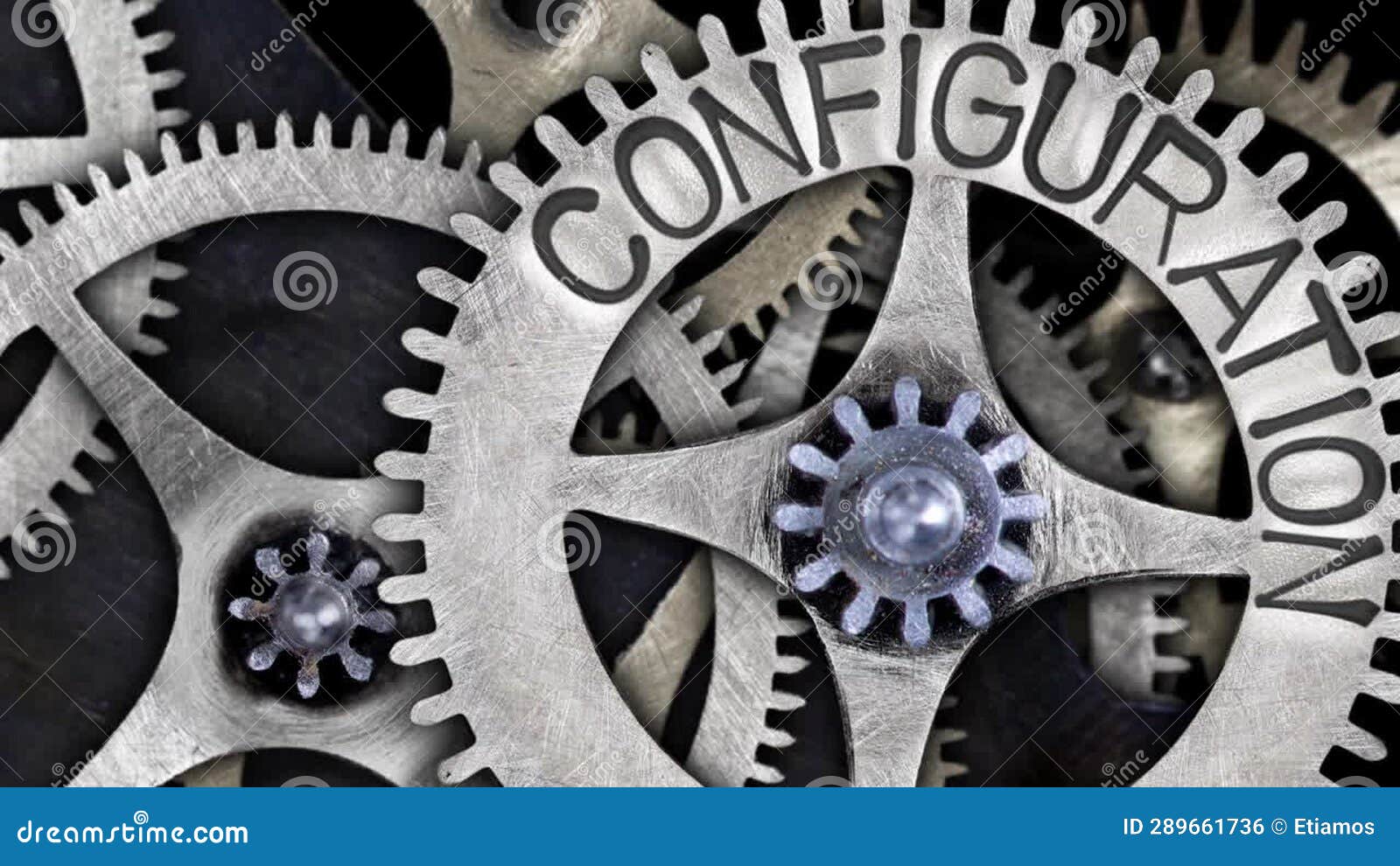 Tooth Wheels with Configuration Concept Stock Footage - Video of ...