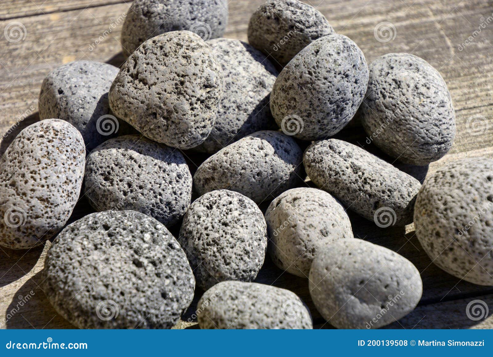 Group of Round Lava Stones, Small Nature Lava Rocks Background Stock ...