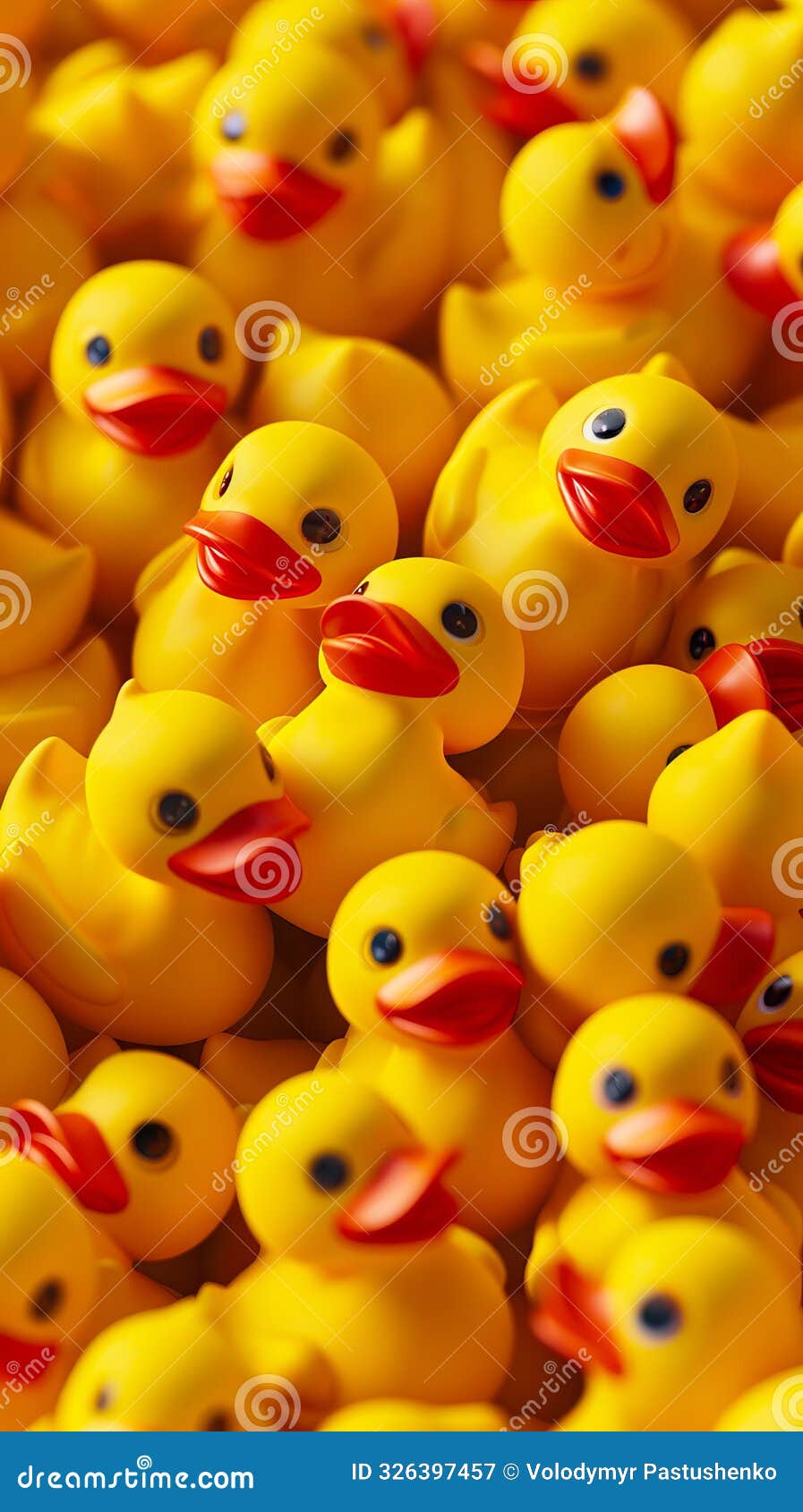 A Group of Rubber Ducks are Grouped Together Stock Image - Image of ...